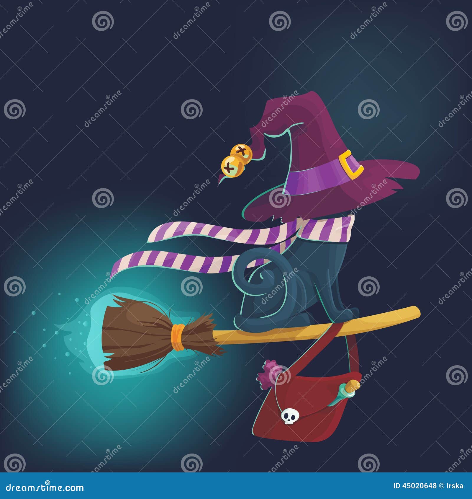Animated Witch Character Sprites Vector Illustration | CartoonDealer ...