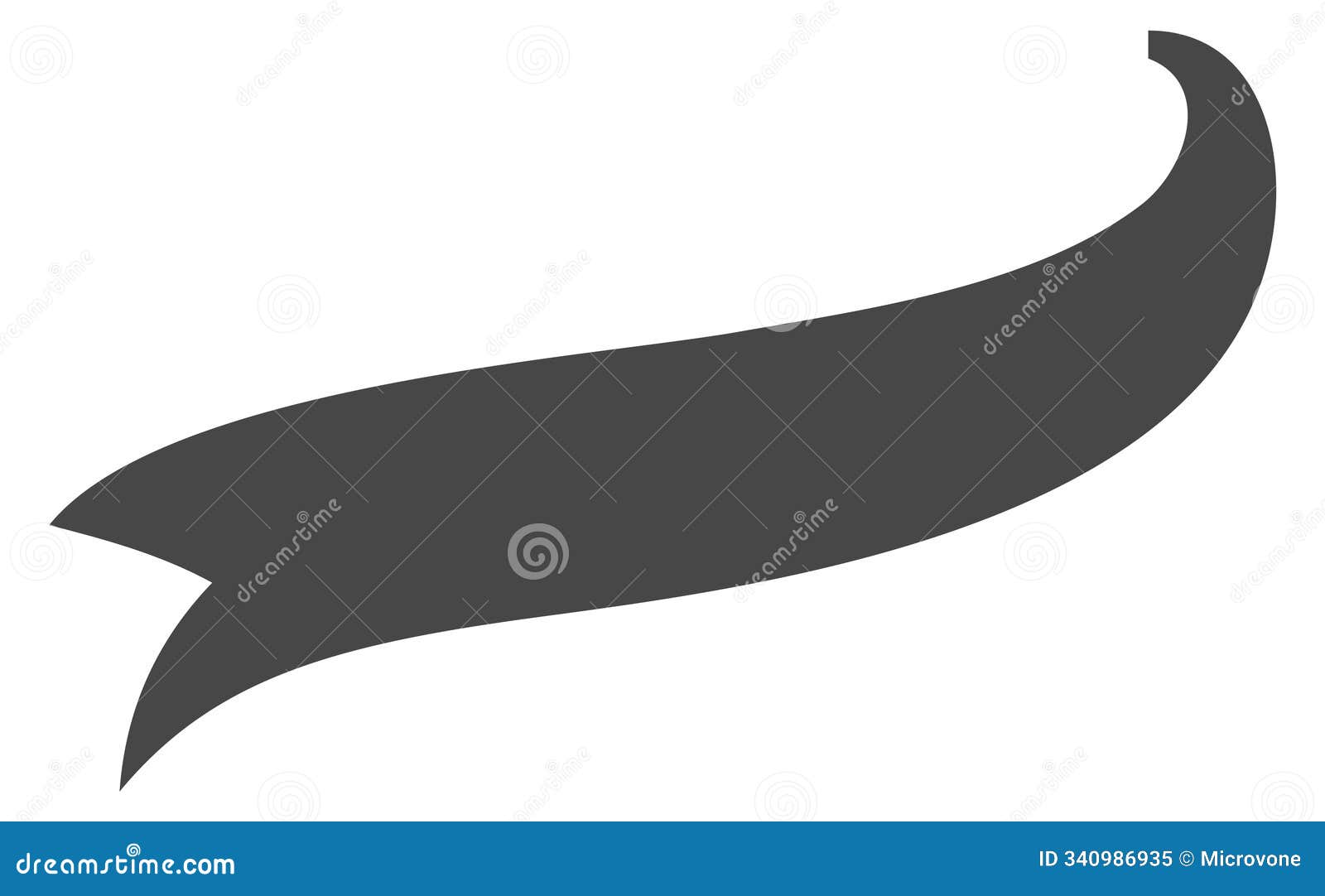 Text Tail Typography Elements On White Background. Flat Style ...