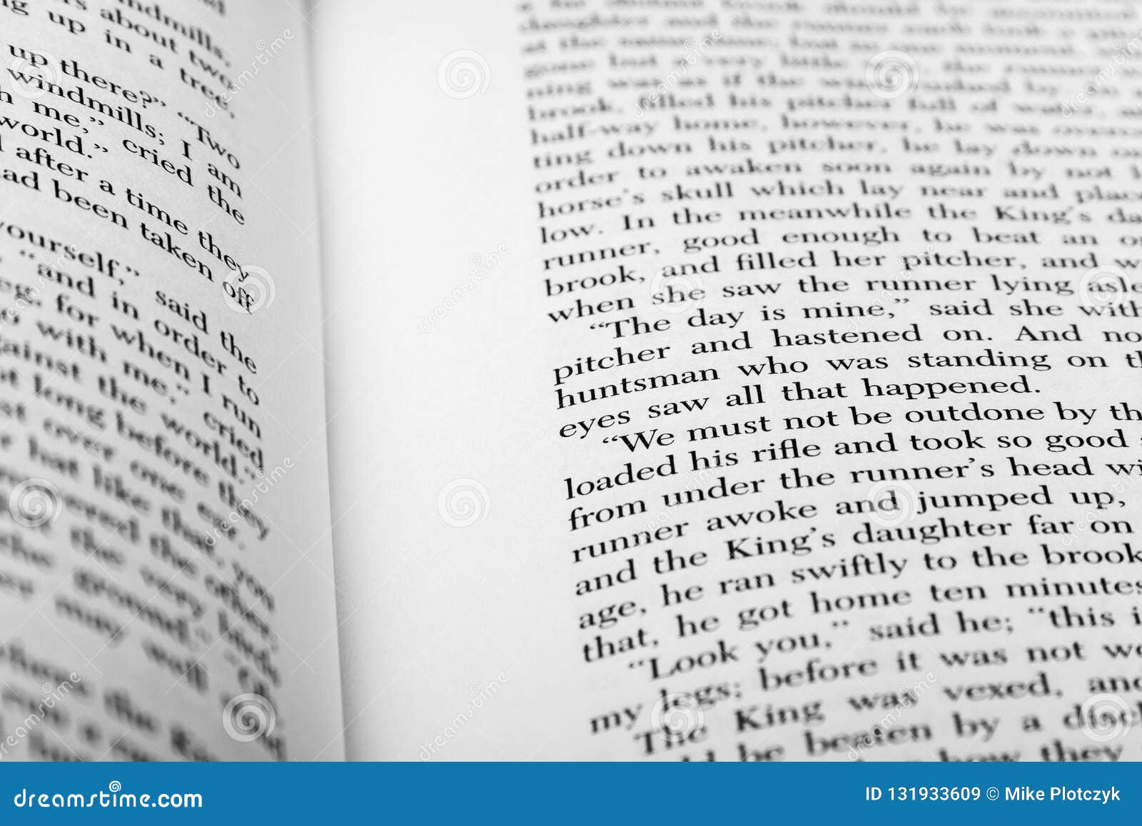 English Words Shown on Two Open Book Pages. Stock Image - Image of ...