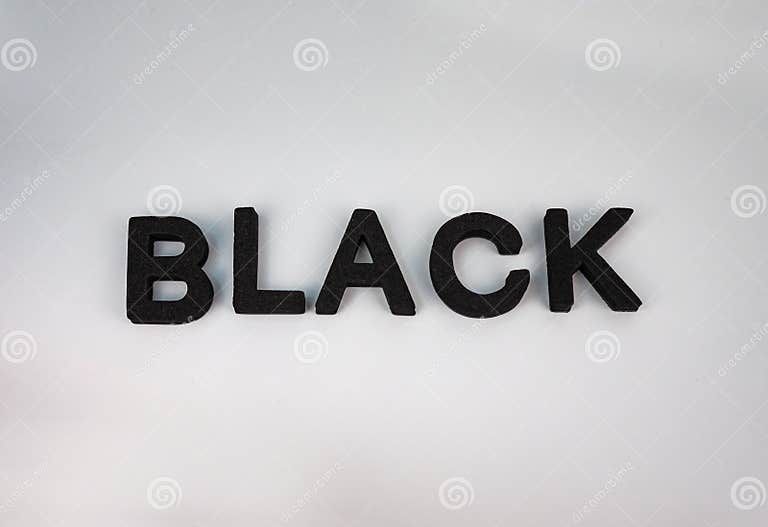 Black Text on White Background Stock Image - Image of black, text ...