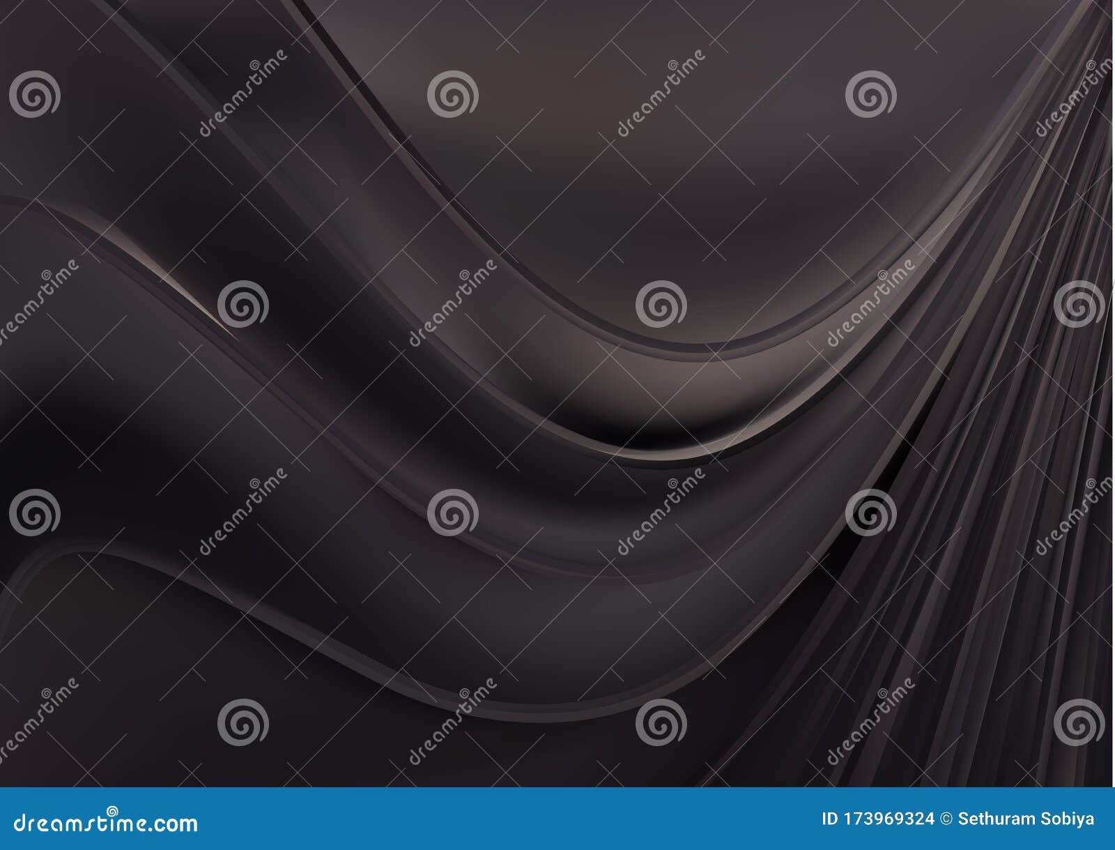 Black Textile Abstract Background Vector Illustration Design Stock ...