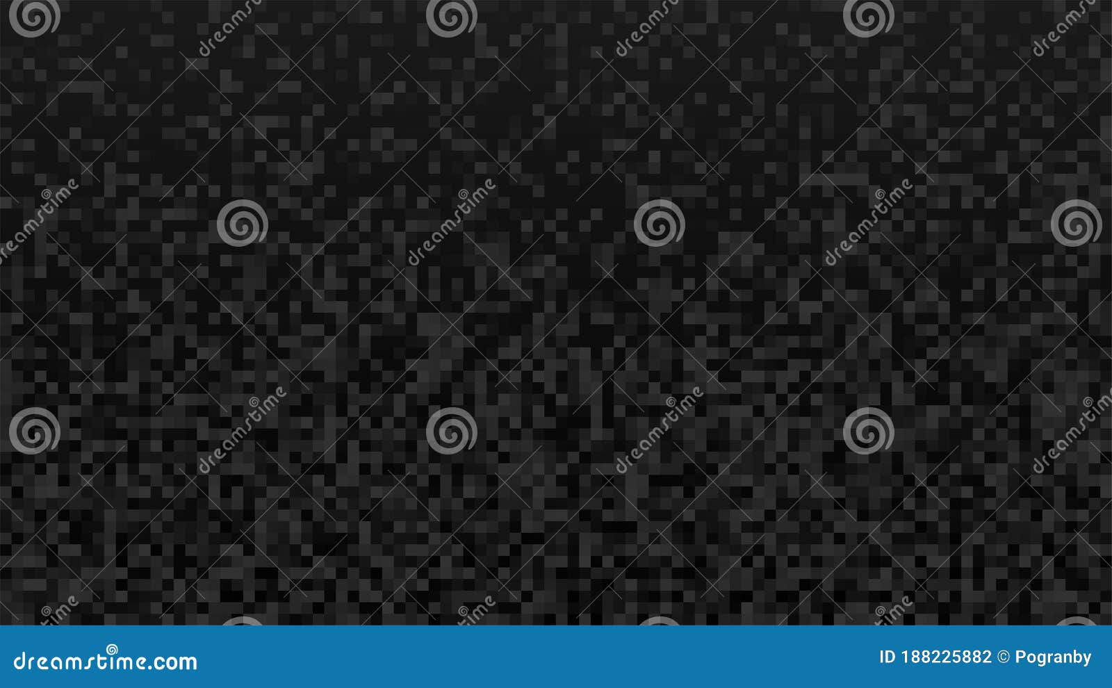 Black Texture. Random Pixel Pattern. Dark Horizontal Gradient ...