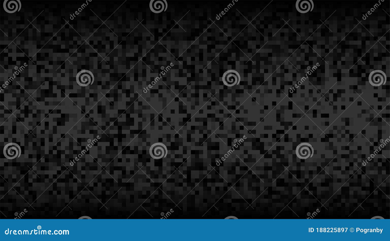 Black Texture. Random Pixel Pattern. Small Rectangle Background. Dark ...