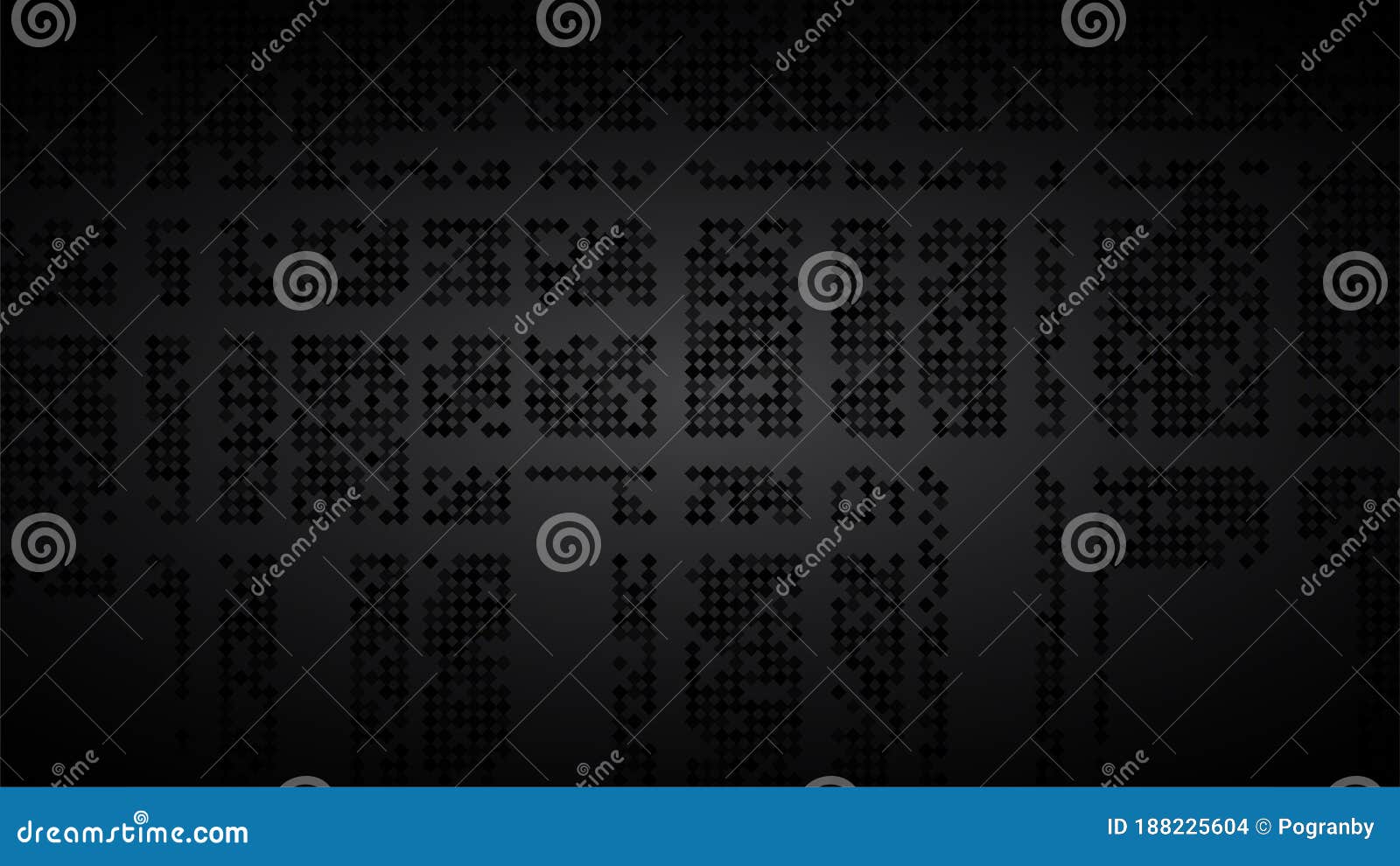 Black Texture. Random Square Tiles Stock Vector - Illustration of blank ...