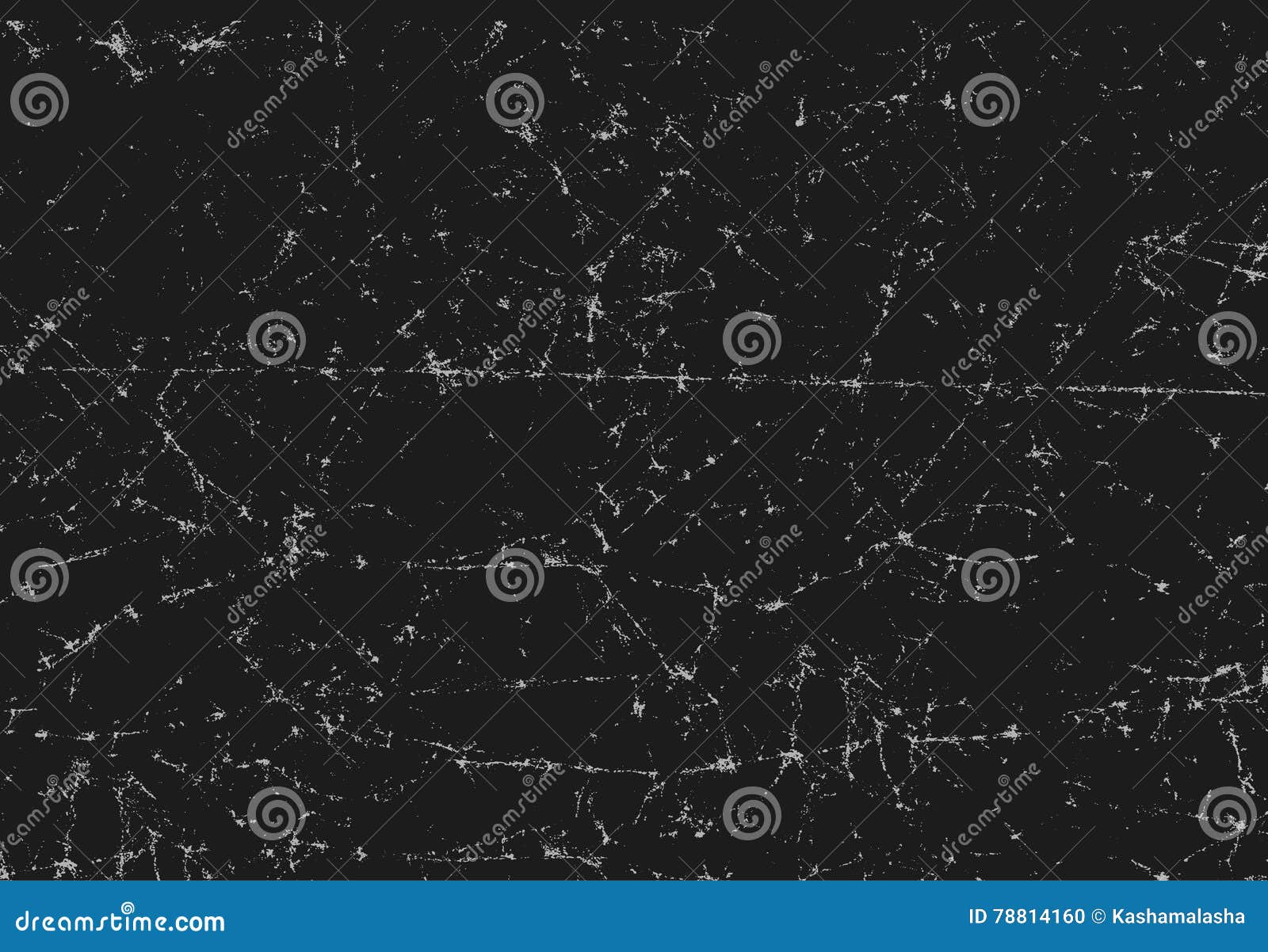 Black Texture of Scanned Folded Cracked and Crumpled Paper Stock Vector ...