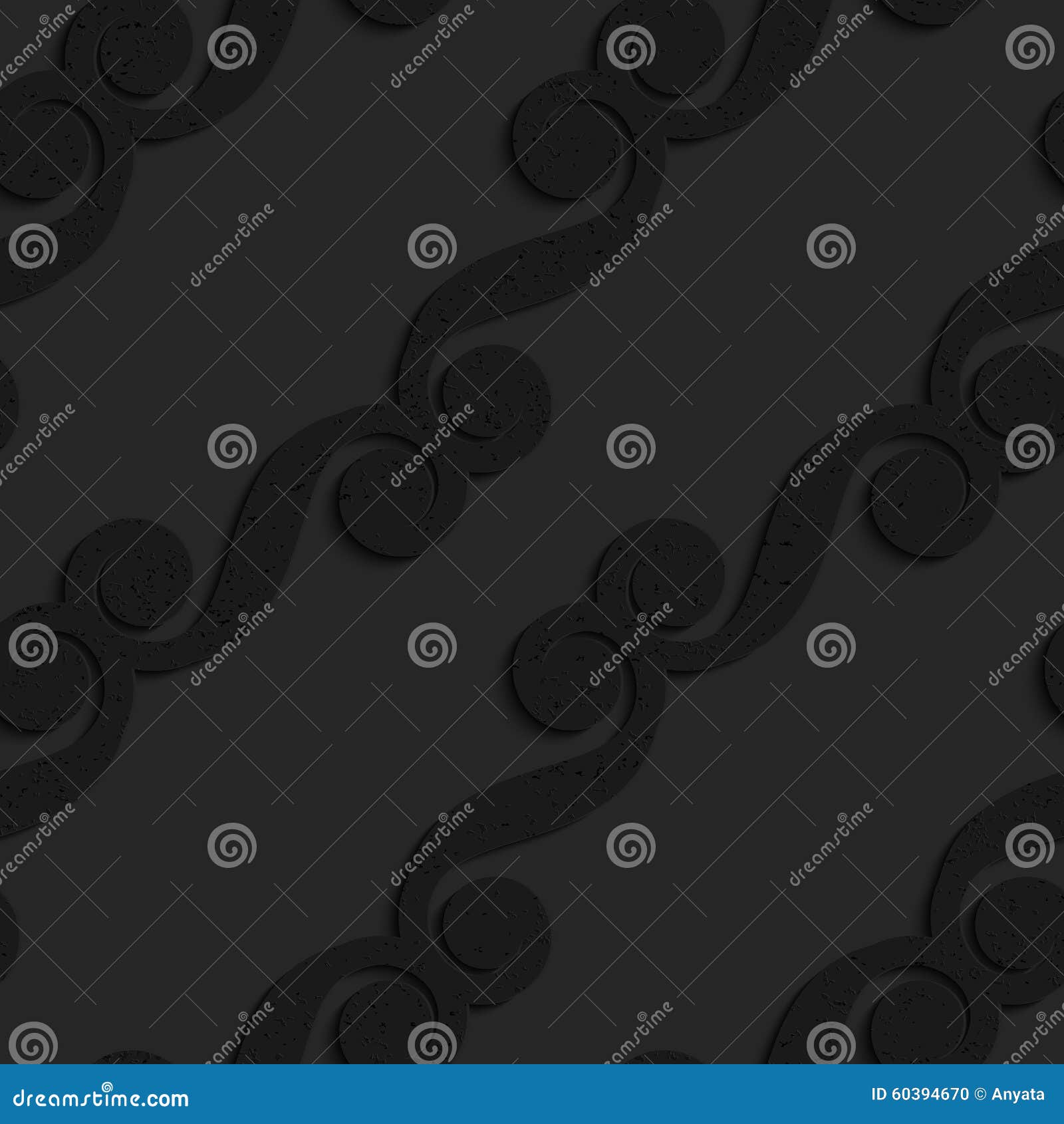 Black Textured Plastic Diagonal with Spiral Swirls Stock Vector ...