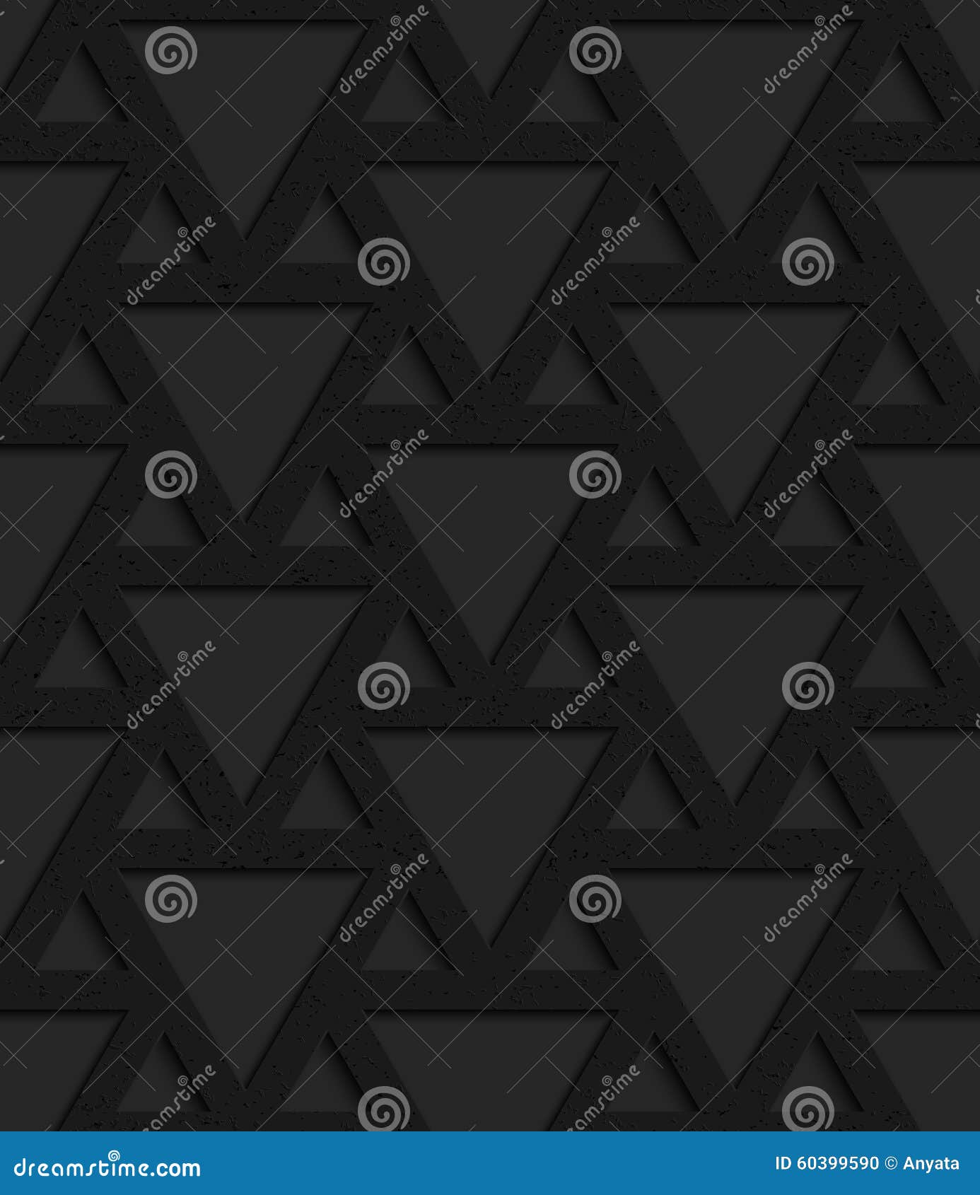 Black Textured Plastic Triangles Grid Stock Vector - Illustration of ...