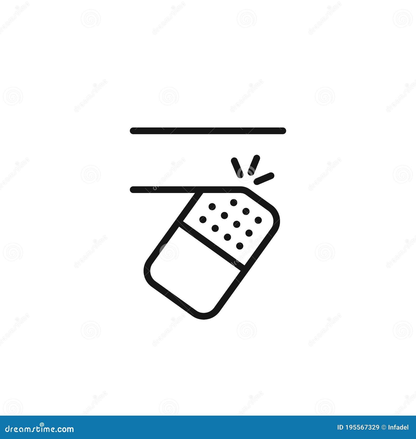 Eraser Icon, Rubber Symbol Vector | CartoonDealer.com #216245092