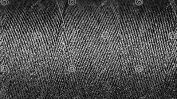 Black Thread Texture with Visible Details Stock Photo - Image of ...