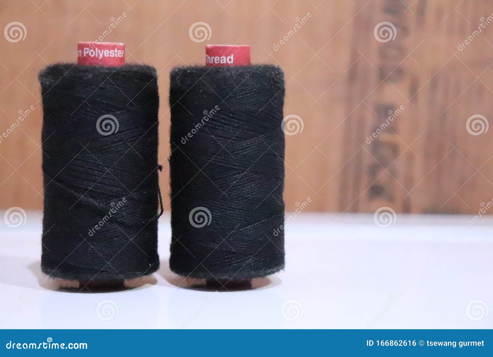 Black Threads is Use for Sewing Clothes Stock Photo - Image of rapidly ...