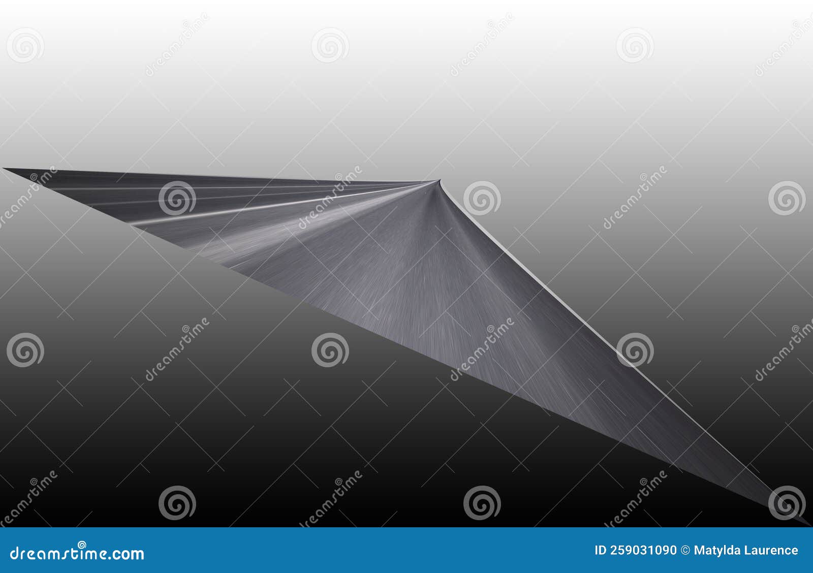 Black To White Graphic Design. Delta Plane Wing Stock Illustration ...