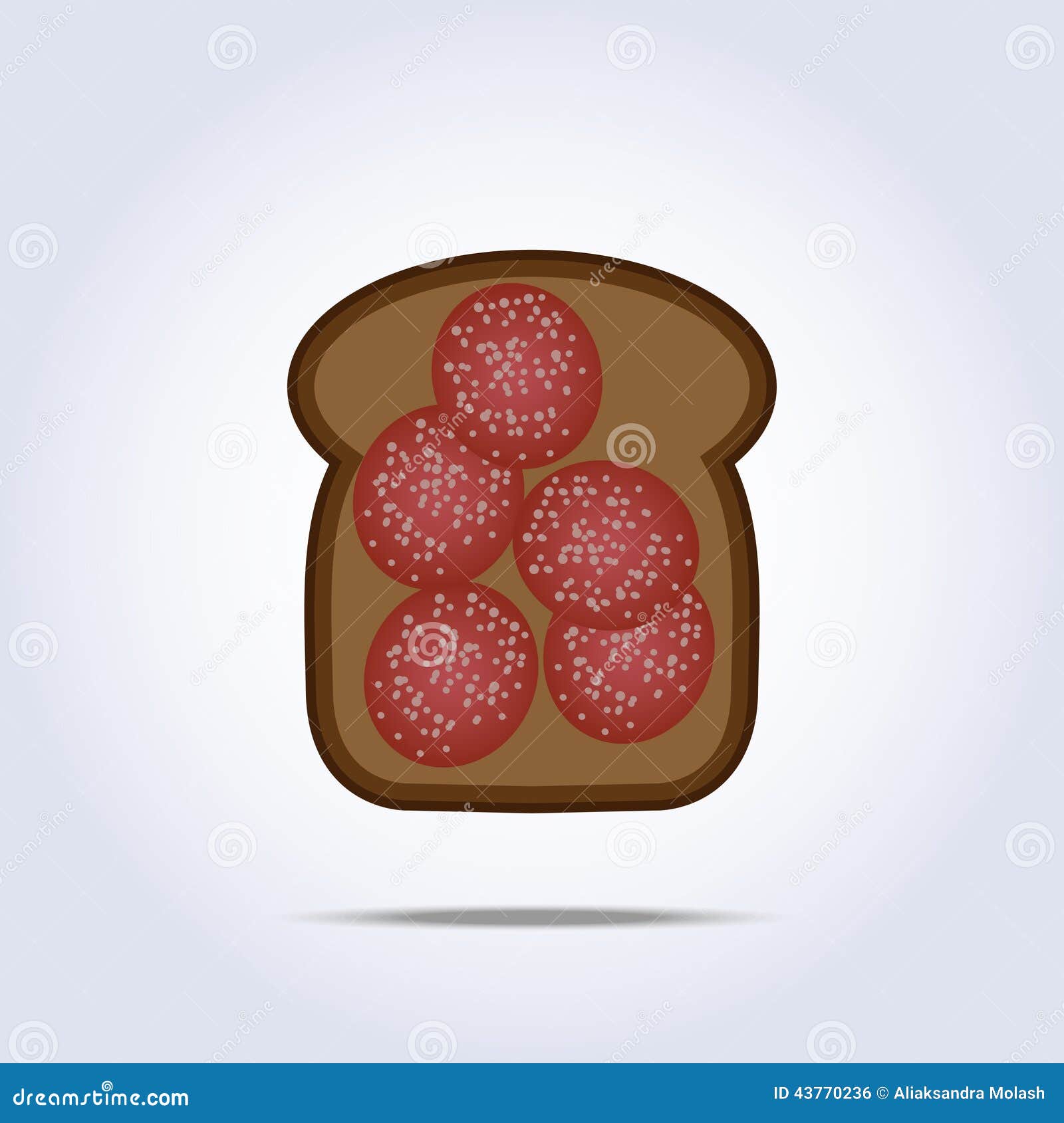 Focaccia Icon. Doodle Hand Drawn Or Outline Icon Style Royalty-Free ...