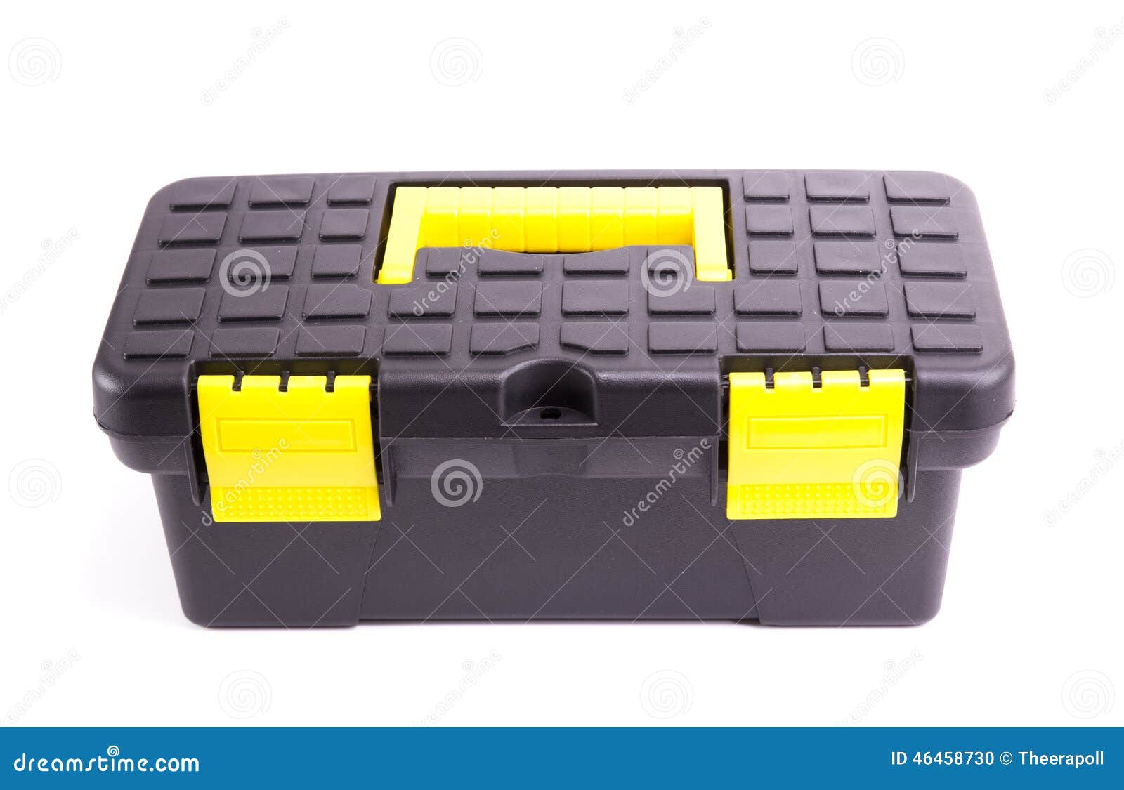Black tools box stock photo. Image of screwdriver, equipment - 46458730