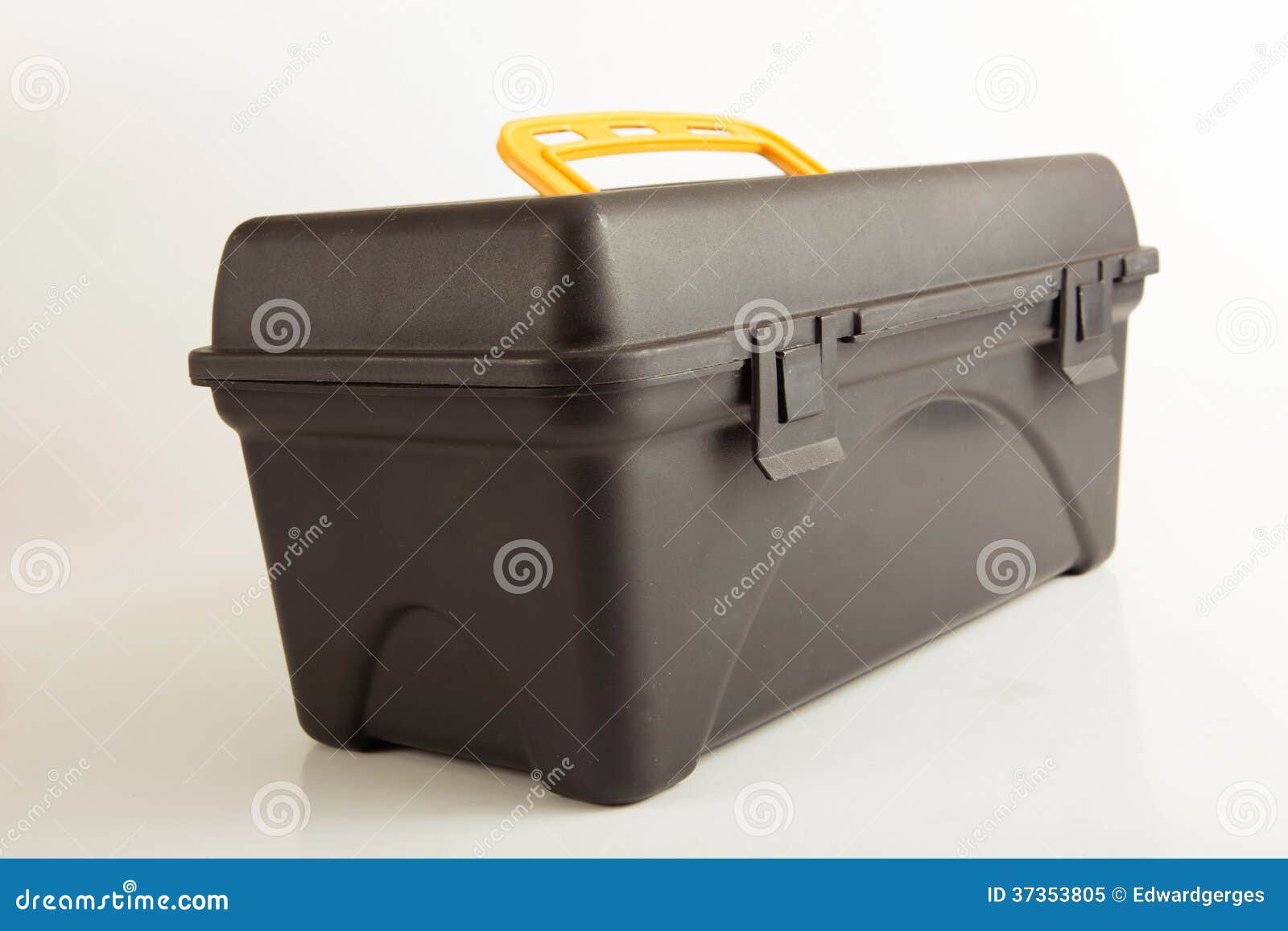 Black Tools box stock image. Image of industrial, instruments - 37353805
