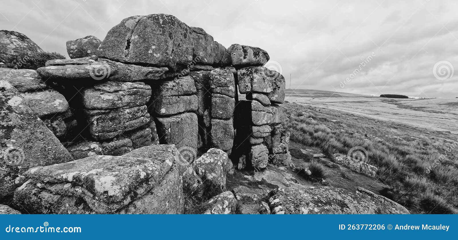 Black Tor Dartmoor stock photo. Image of photograph - 263772206