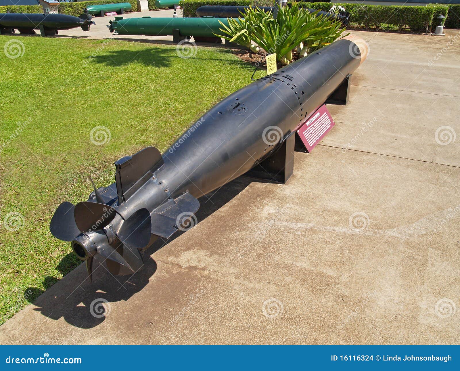 Black Torpedo Displayed at Pearl Harbor Stock Photo - Image of defense ...