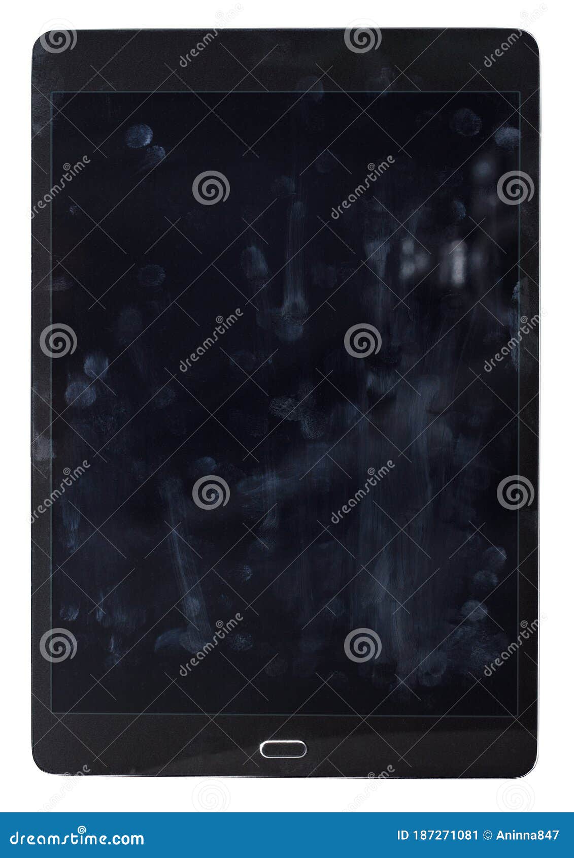 The Touch Screen is Dirty with Fingerprints Stock Image - Image of ...