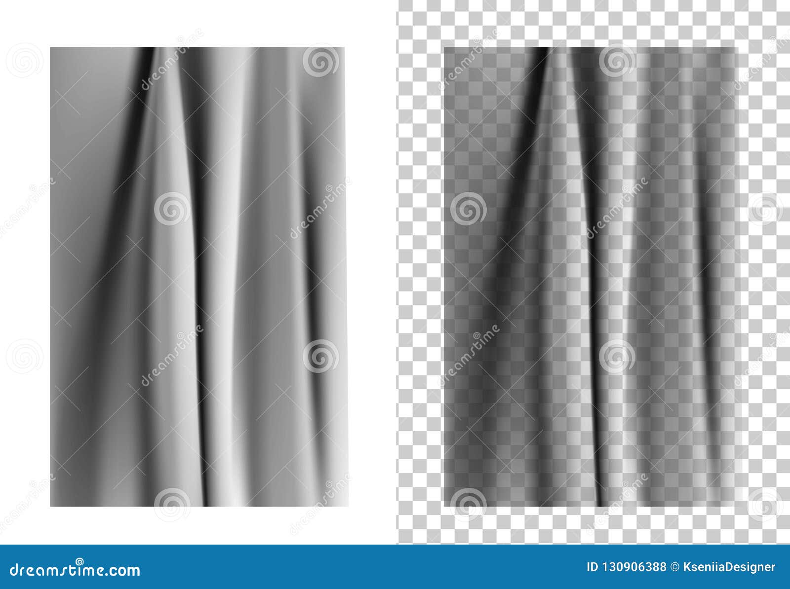 Black Transparent Curtains Texture Stock Vector - Illustration of black ...