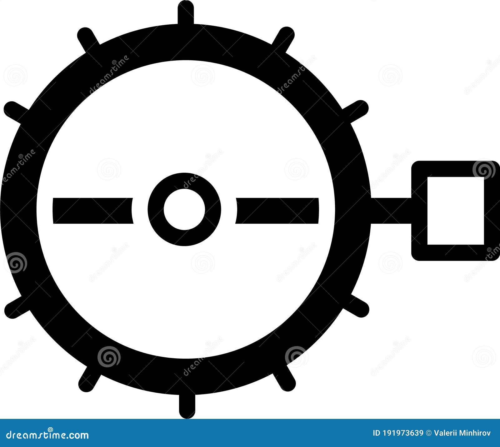 Black Trap Hunting Icon Isolated on White Background. Vector Stock ...