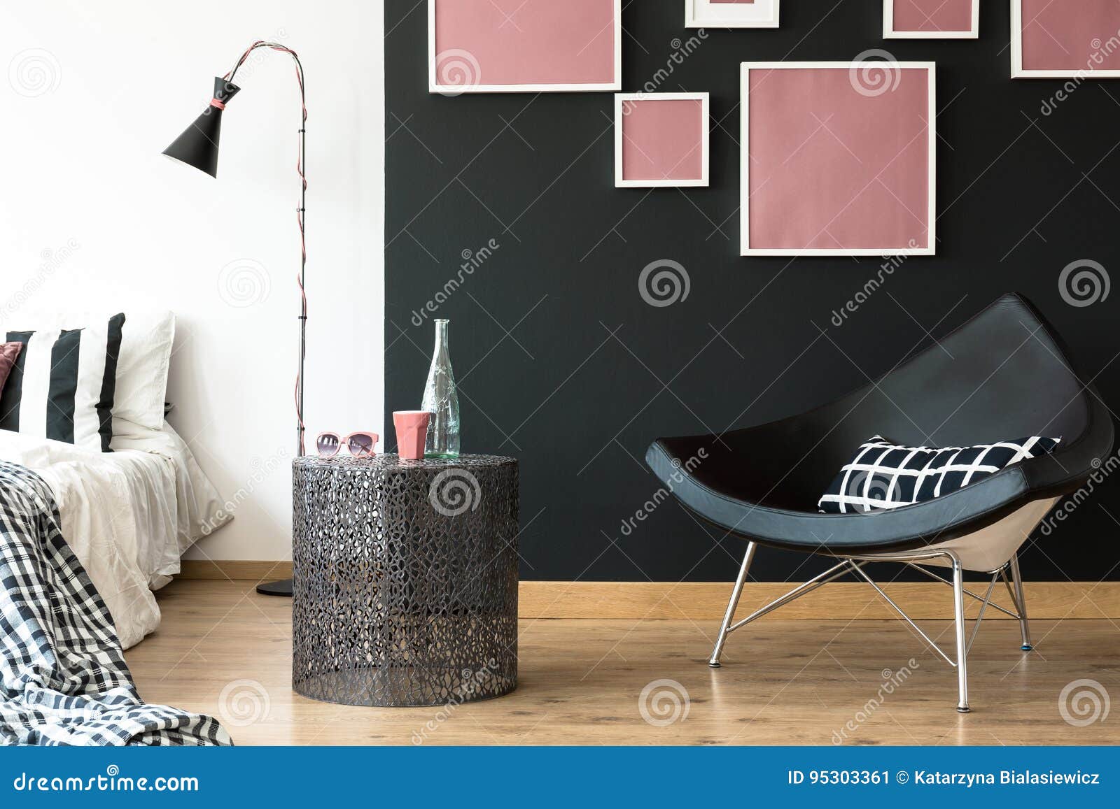 Black Triangle Shaped Chair Stock Image - Image of elegant, cozy: 95303361