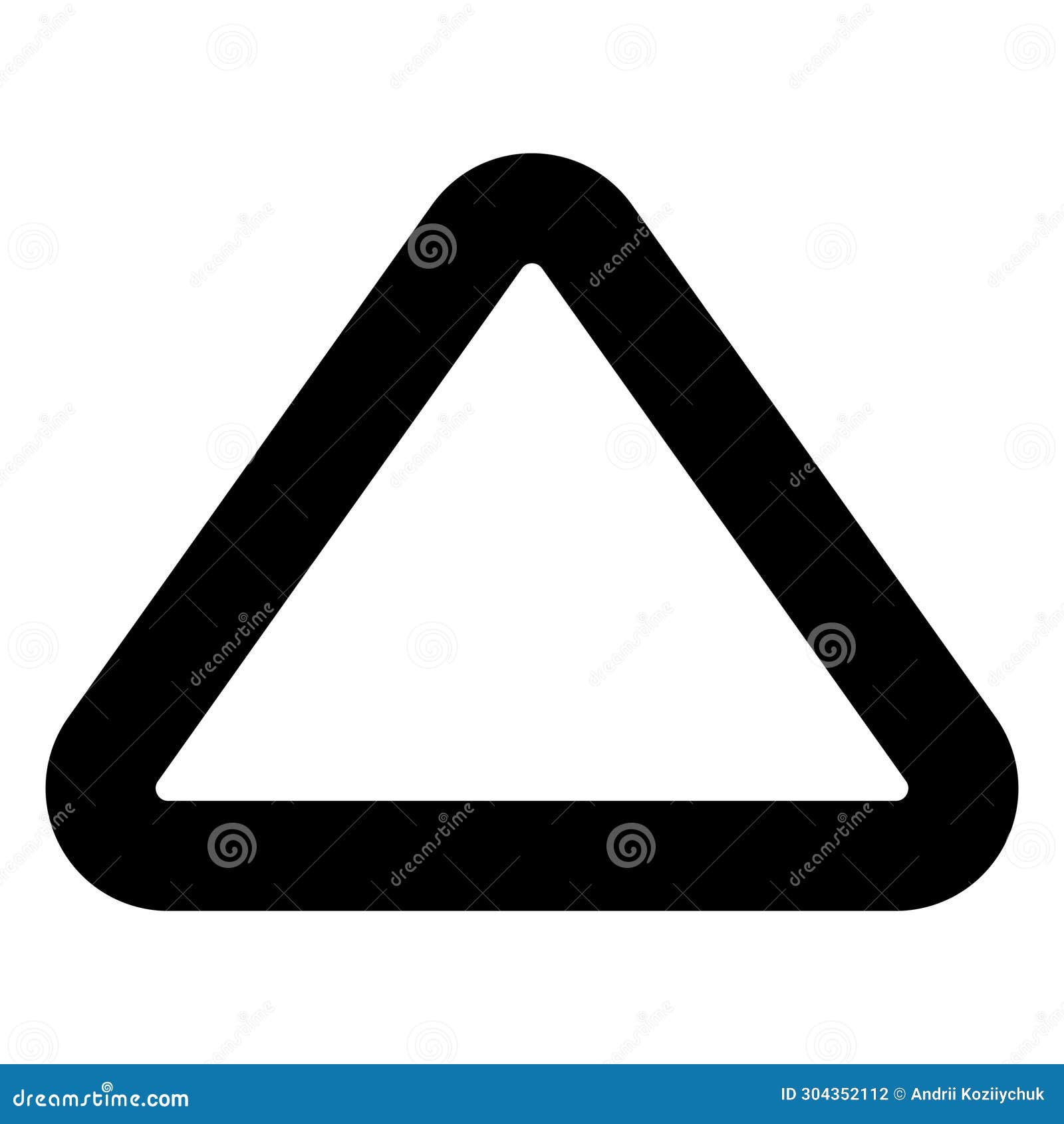 Black Triangle Vector. Triangle Warning Sign Vector Icon. Vector ...