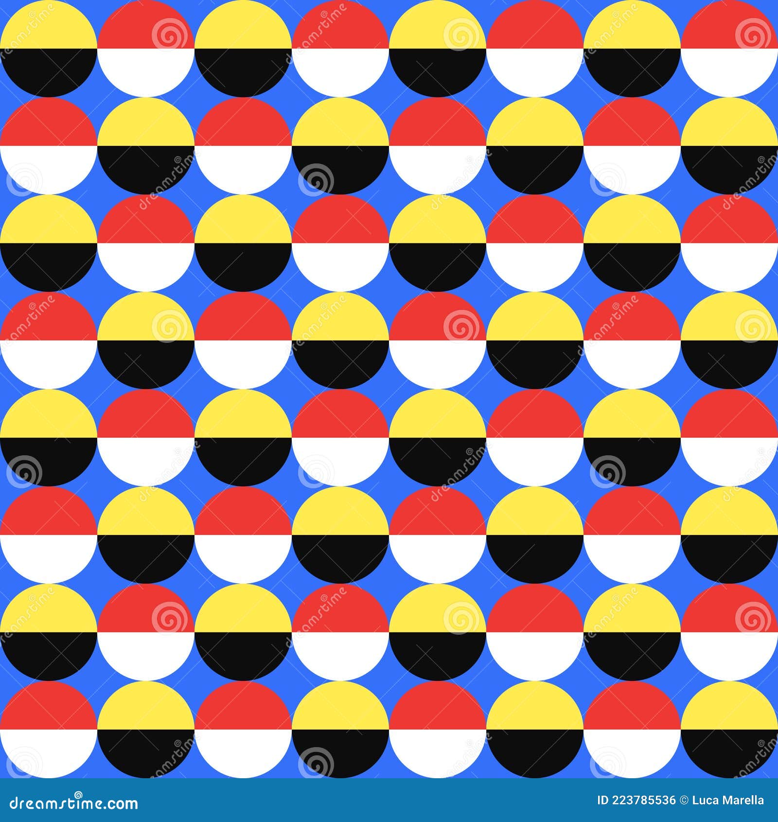 Red Triangles And Yellow Grudge Texture Vector Illustration ...