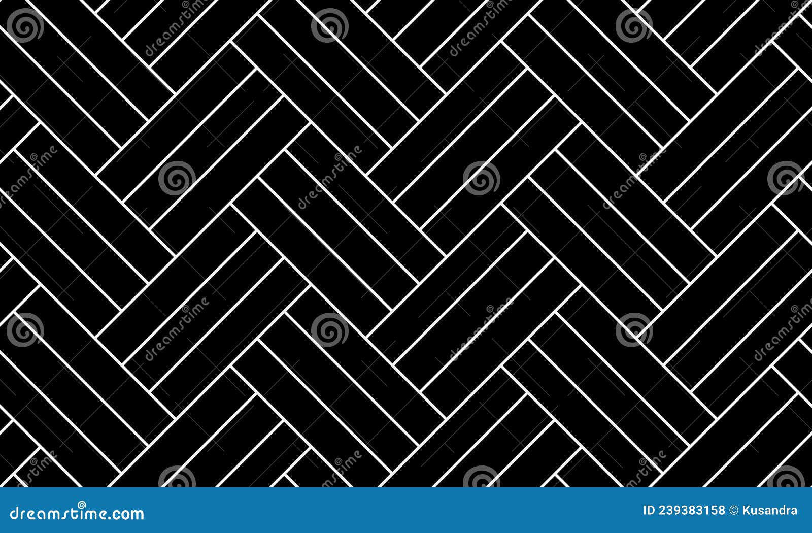 Black Triple Herringbone Parquet Floor Seamless Pattern with Diagonal ...
