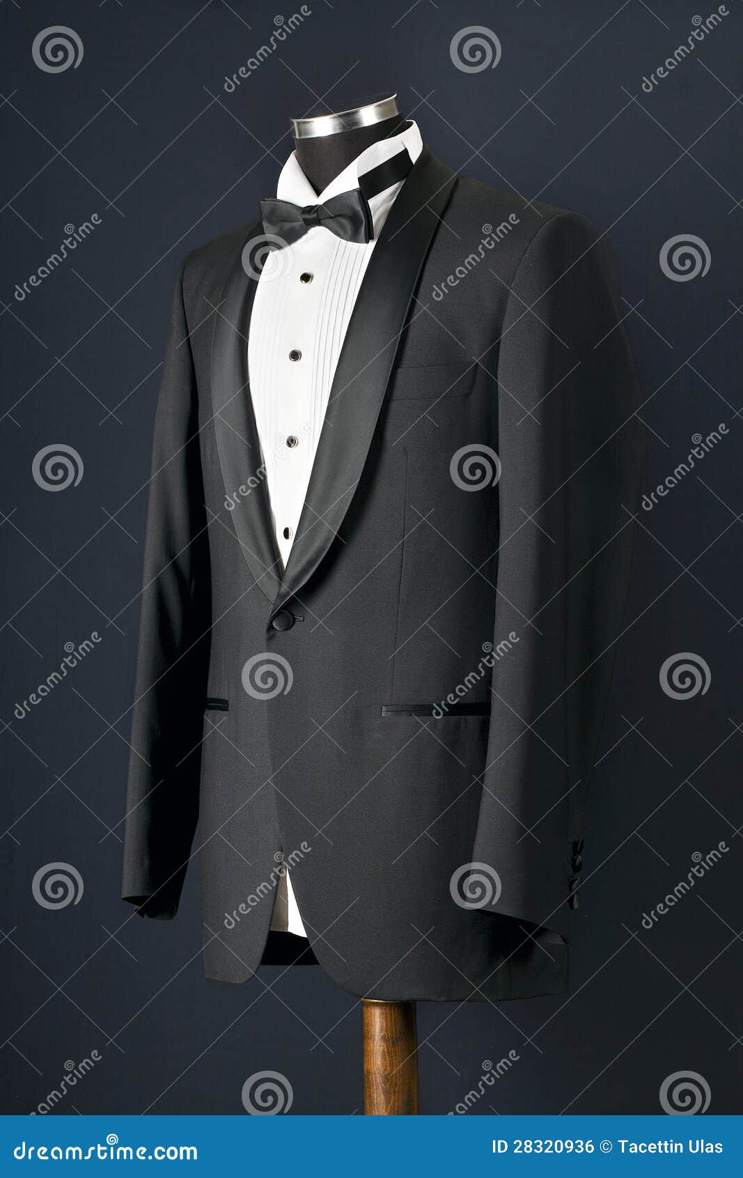 Black tuxedo stock photo. Image of elegant, cutout, dress - 28320936