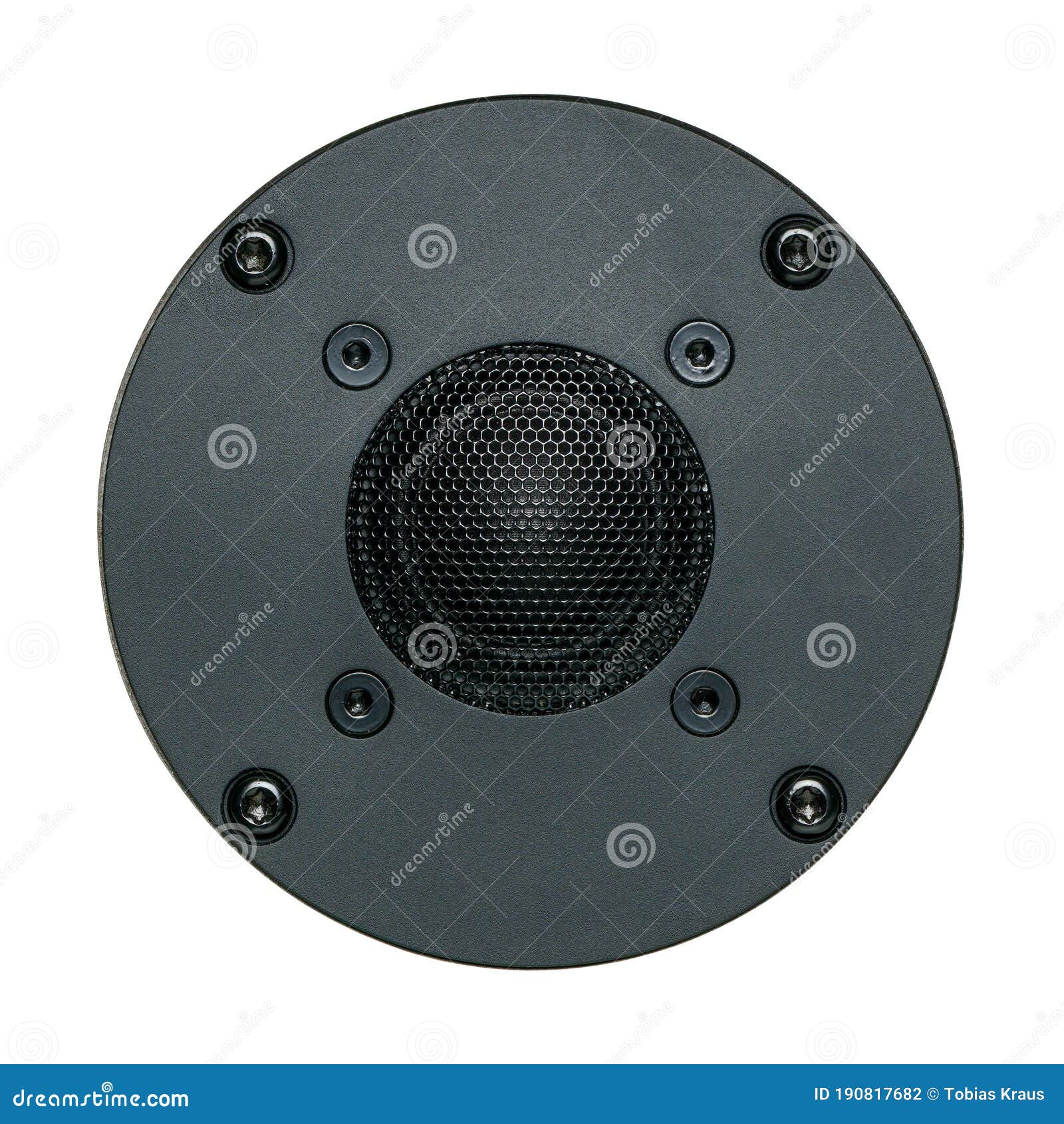 A Black Tweeter Speaker Cone Stock Photo - Image of macro, noise: 190817682