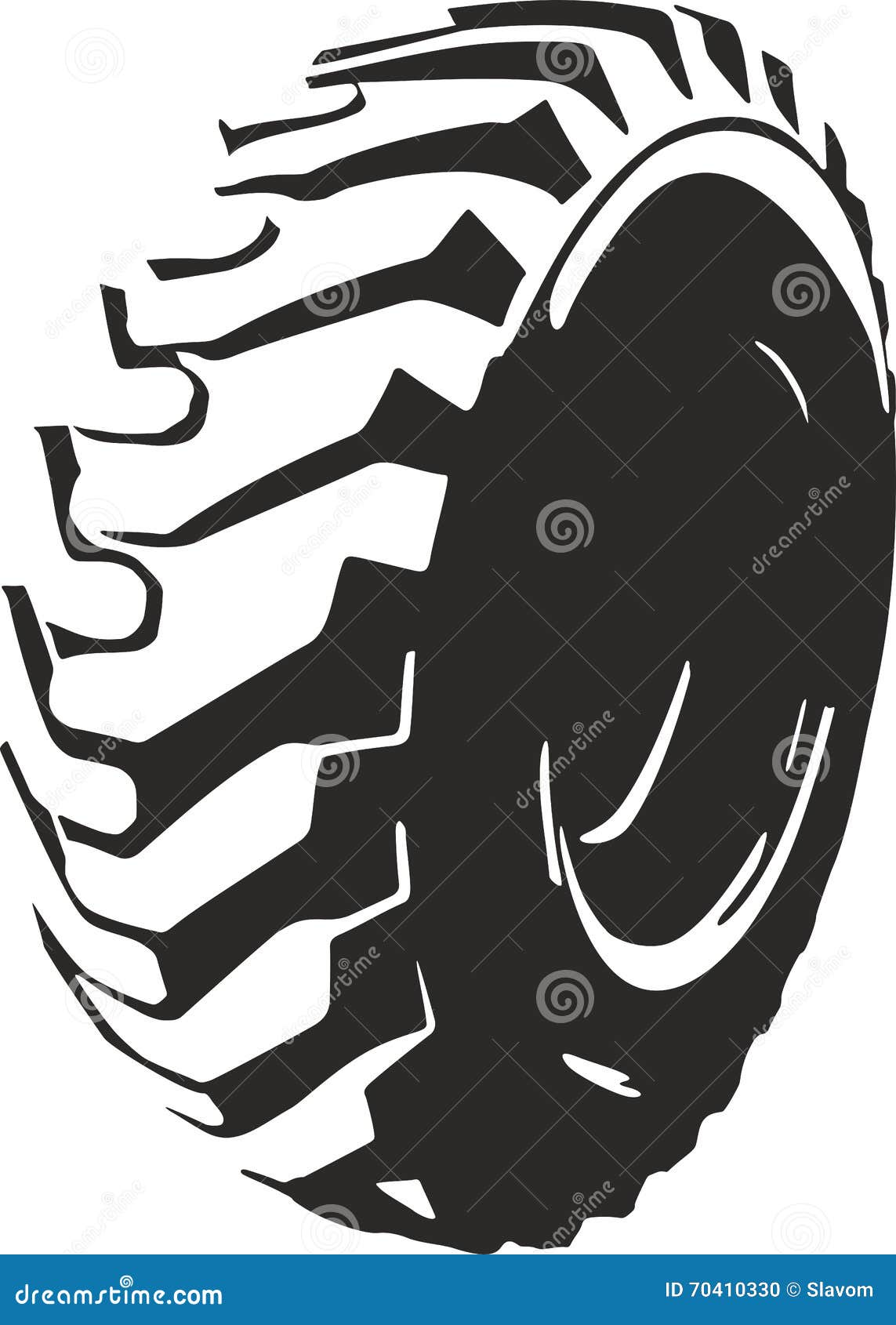 Black tyre symbol stock vector. Illustration of slavom - 70410330