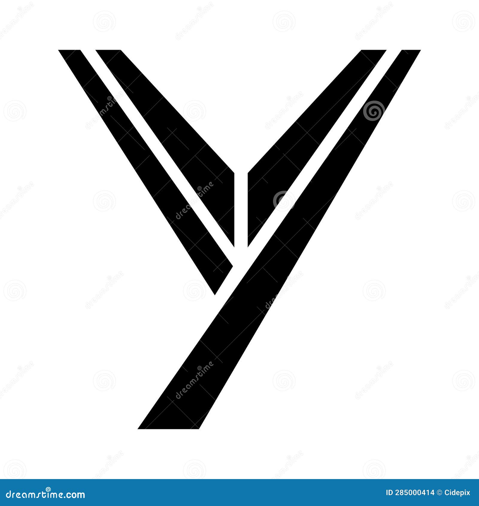 Black Uppercase Letter Y Icon Stock Vector - Illustration of logos ...