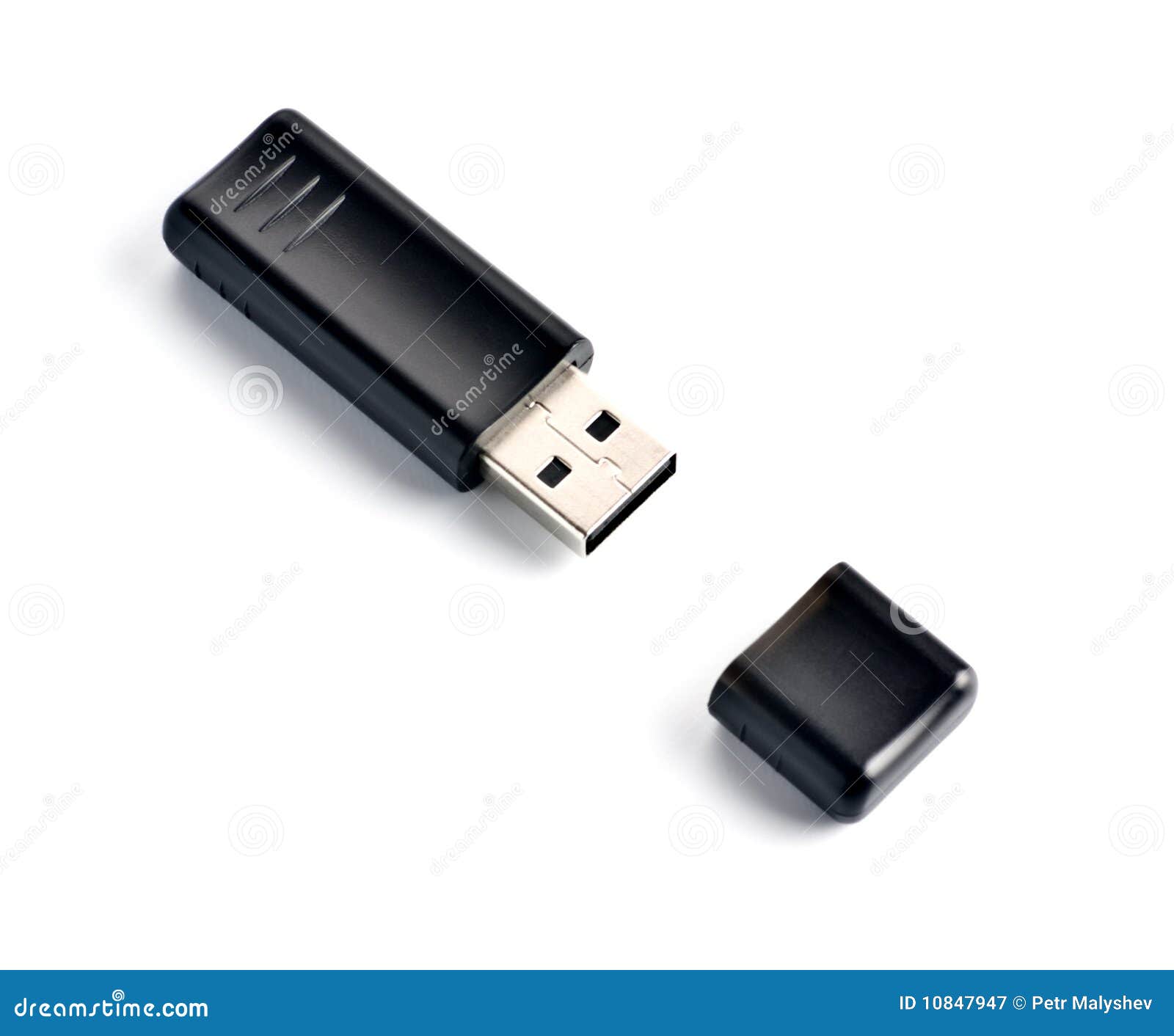 Black usb flash drive stock image. Image of penflash - 10847947