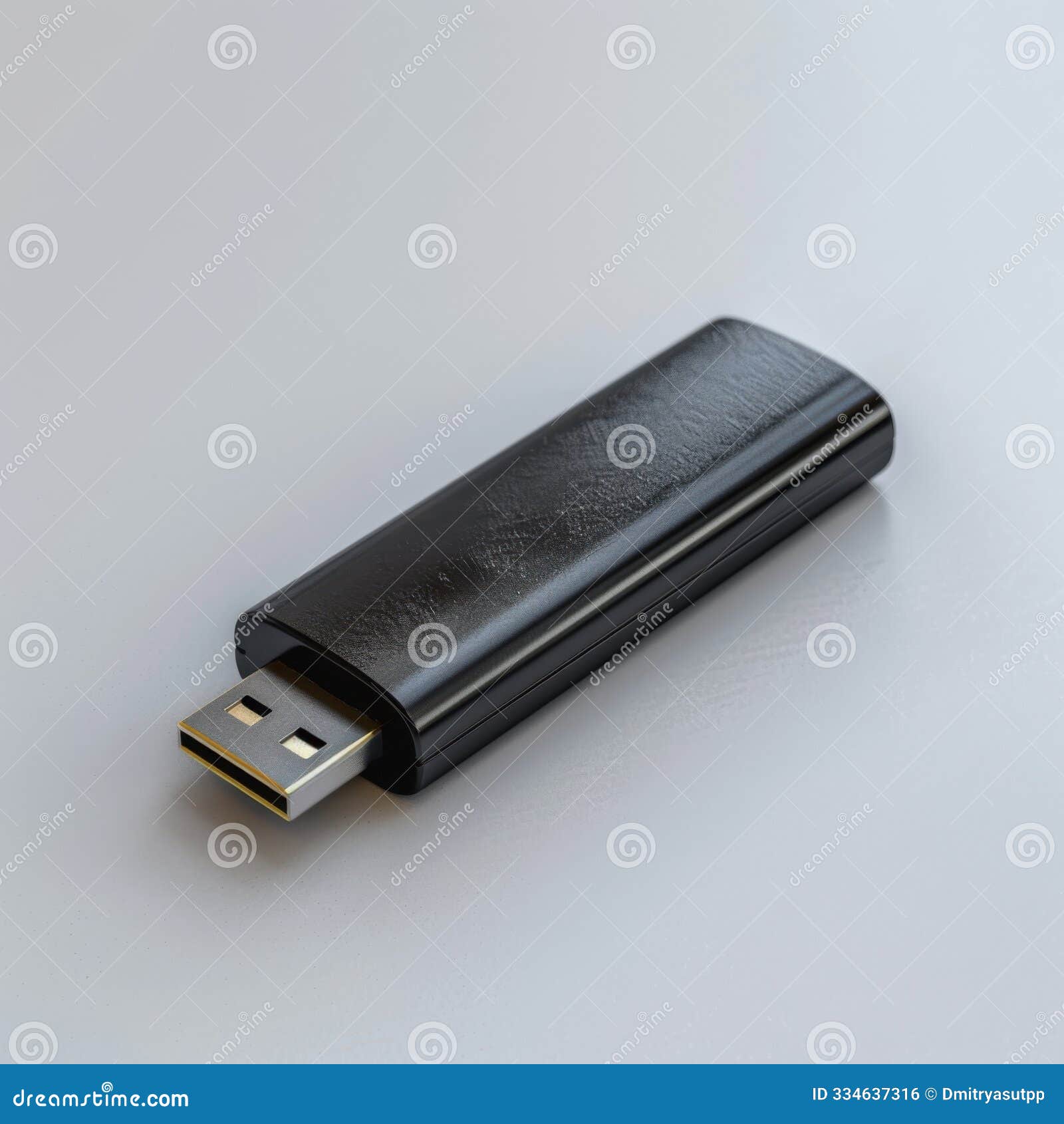 Black Usb Flash Drive on Grey Surface, Used for Data Storage and ...