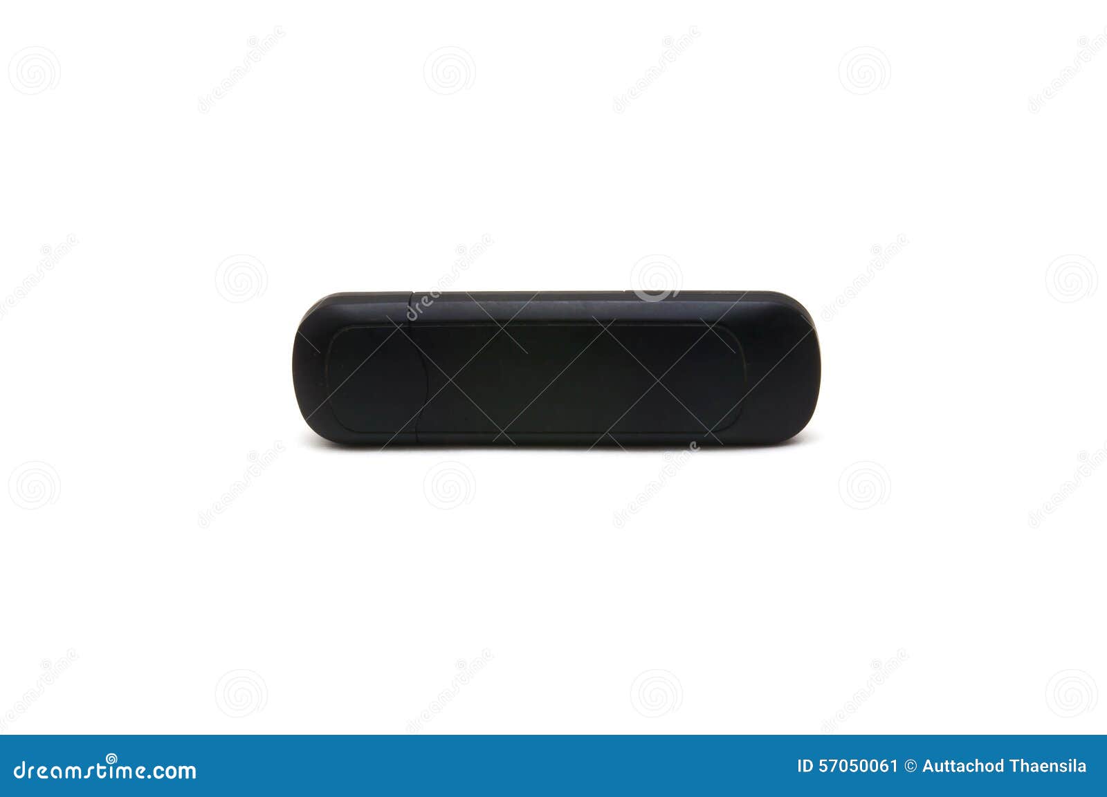 Black Usb Flash Drive Isolated on the White Background Stock Image ...