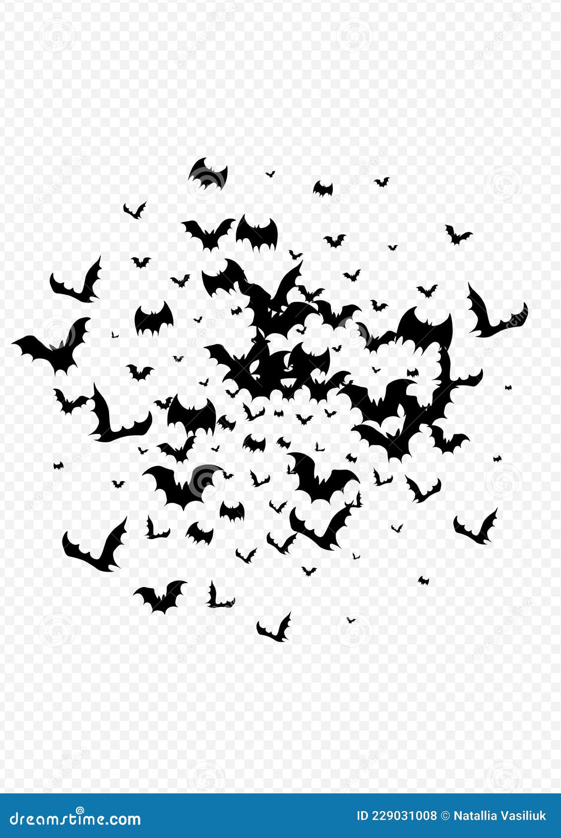 Black Vampire Fly Vector Transparent Background Stock Illustration ...