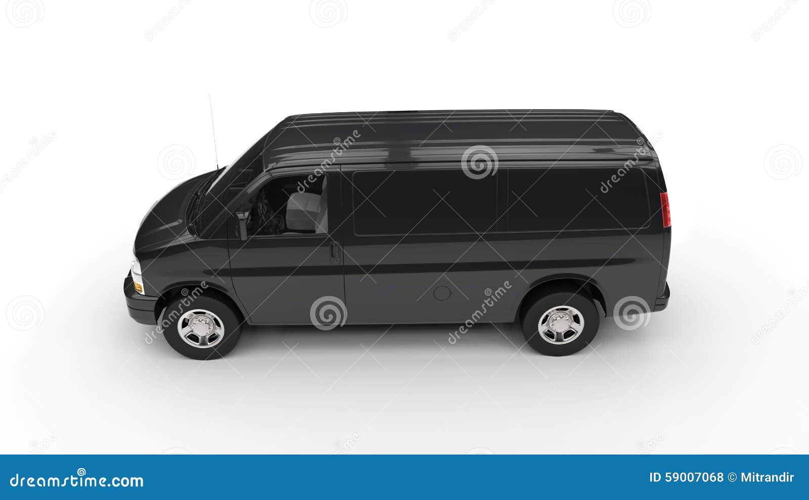 Black Van - Side View stock photo. Image of european - 59007068