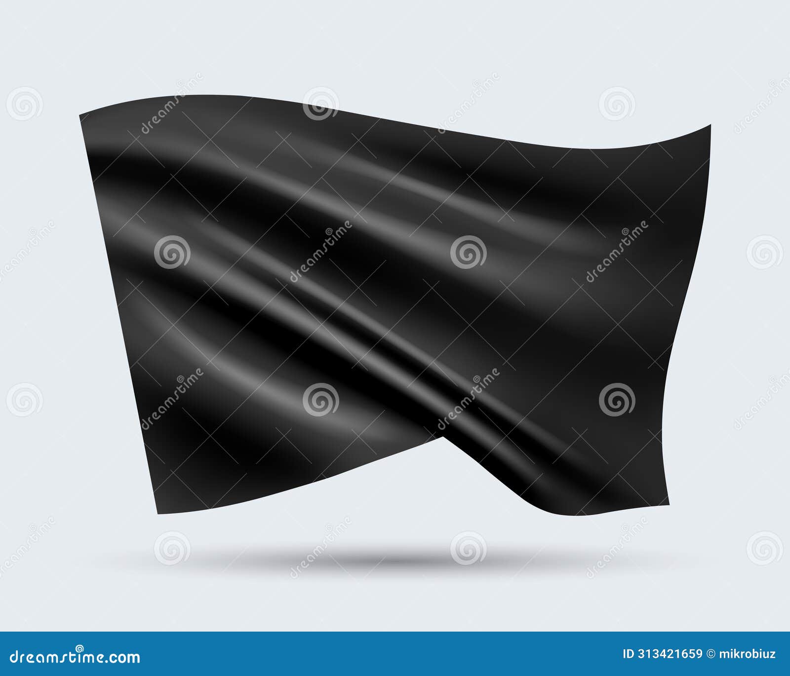 Black vector flag template stock vector. Illustration of vector - 313421659