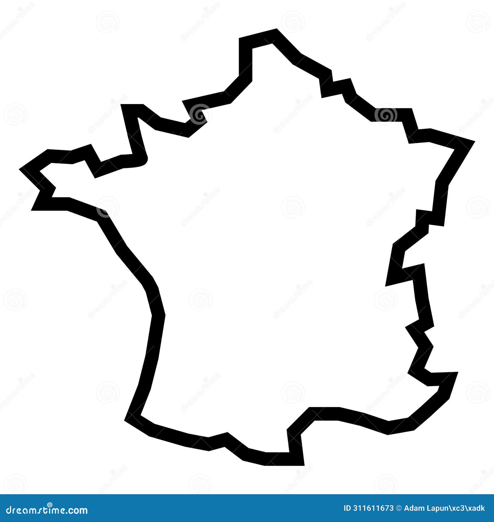 Var France Outline Map Vector Illustration | CartoonDealer.com #317452034