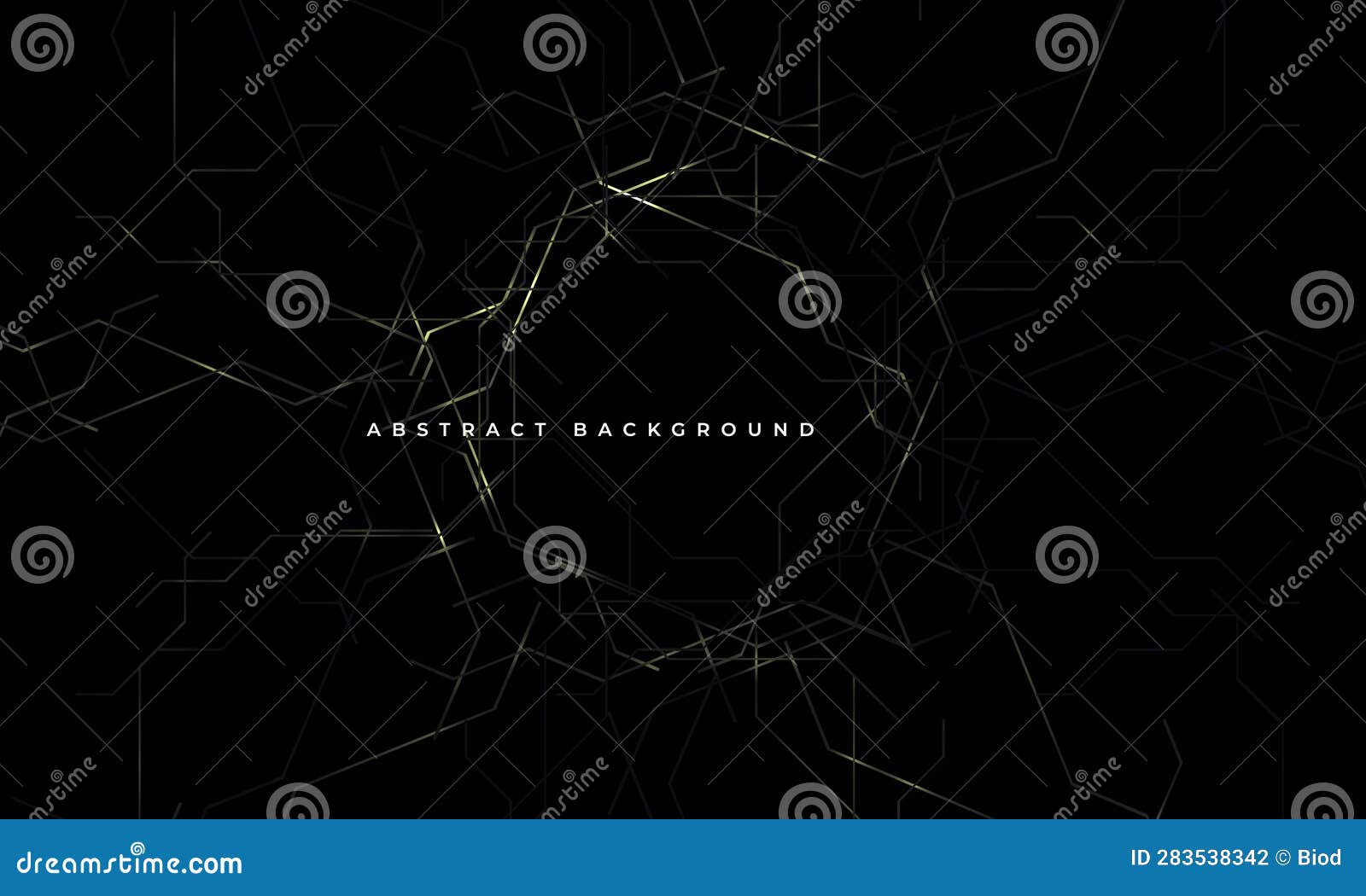 Black Vector Futuristic Background with Light Effect and Abstract Lines ...