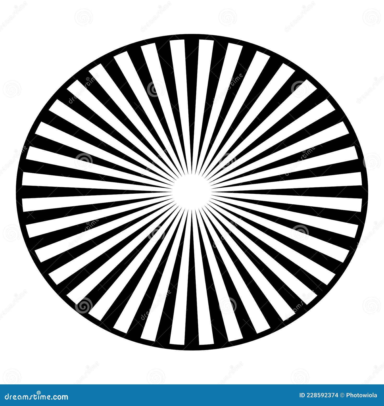 Black Vector Icon on White Background. Registration Target Stock Vector ...