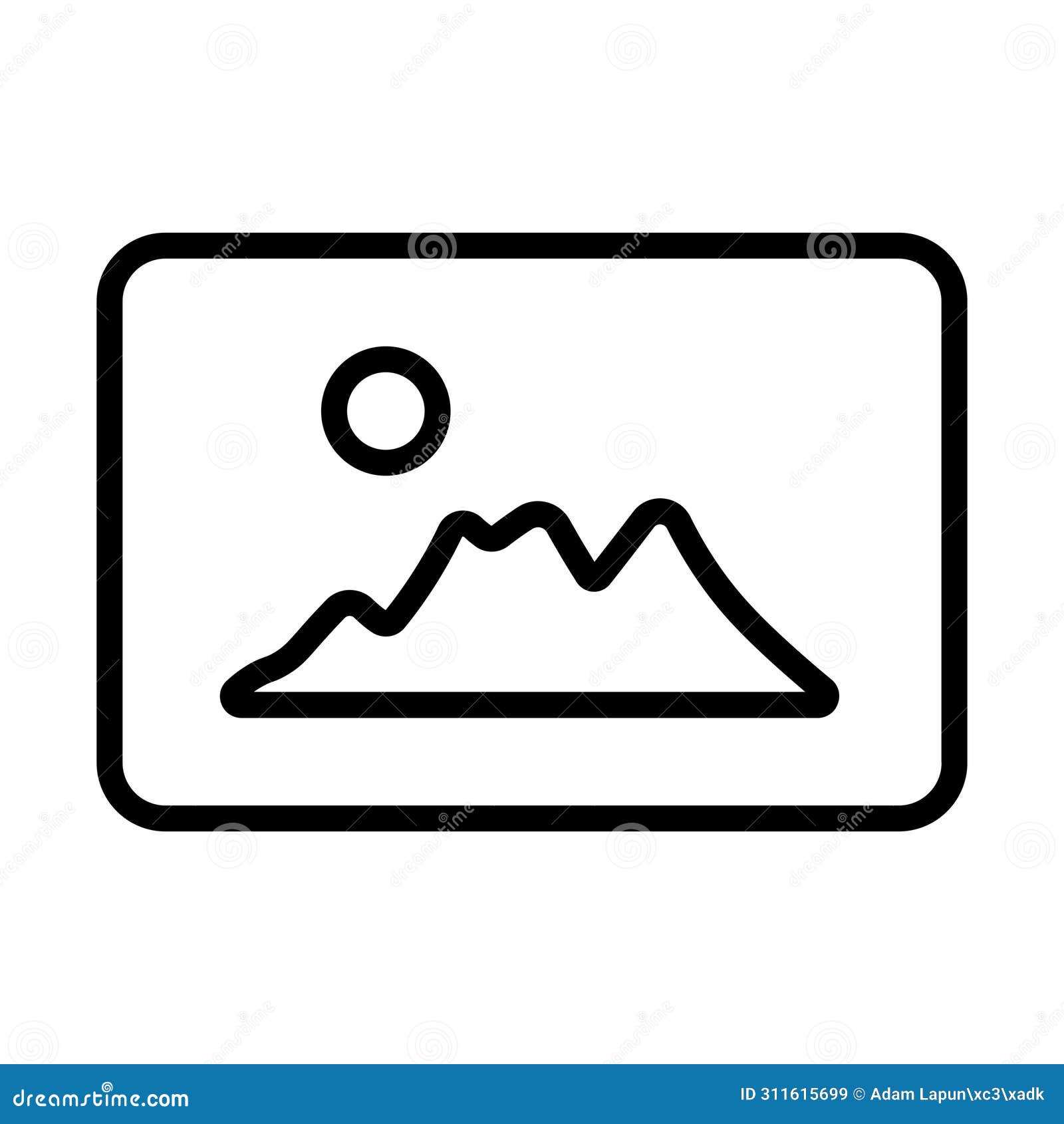 Black Vector Image Icon on White Background Stock Vector - Illustration ...