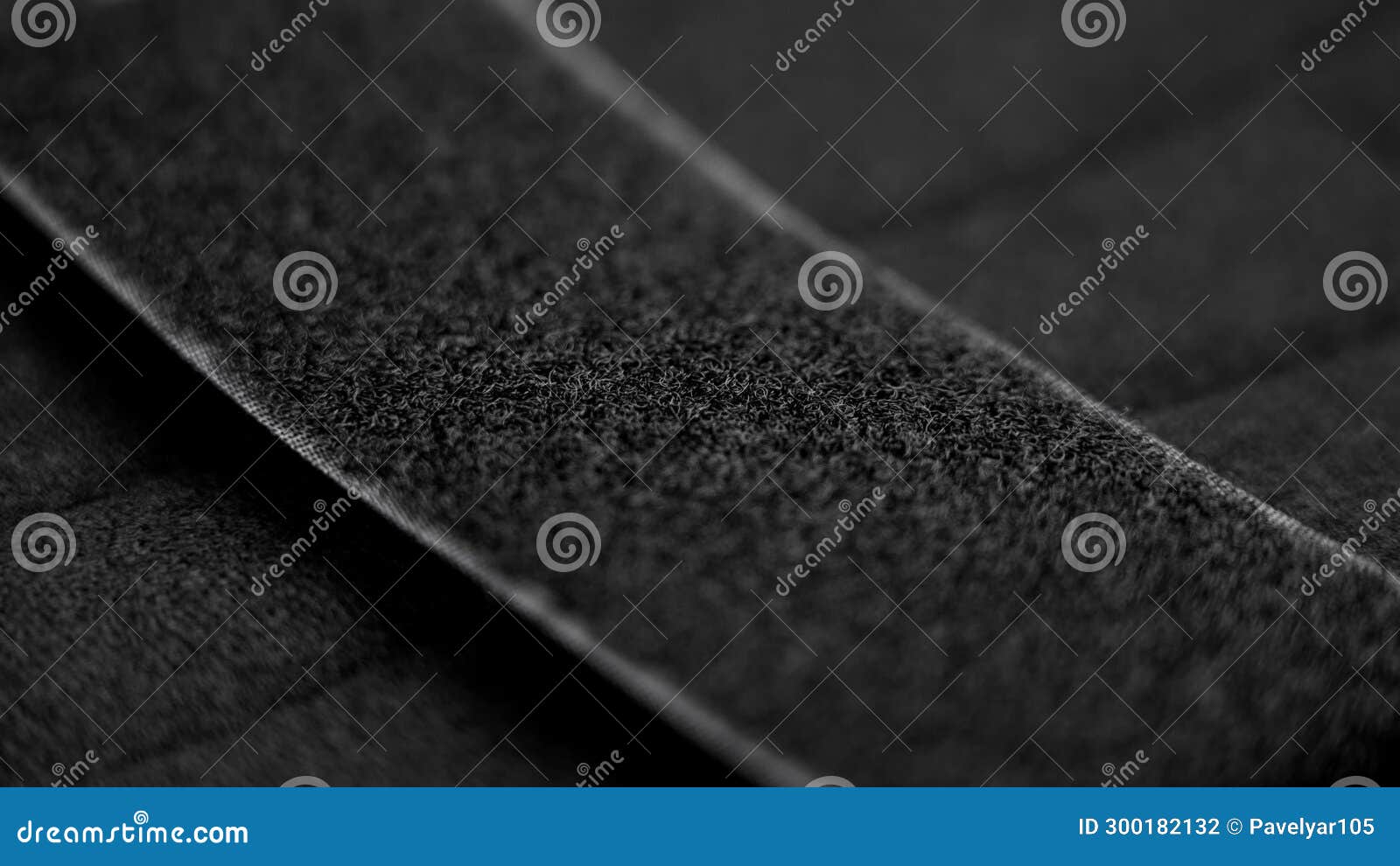 Black Velcro Tape Texture. Fastening Element. Macro Stock Footage ...