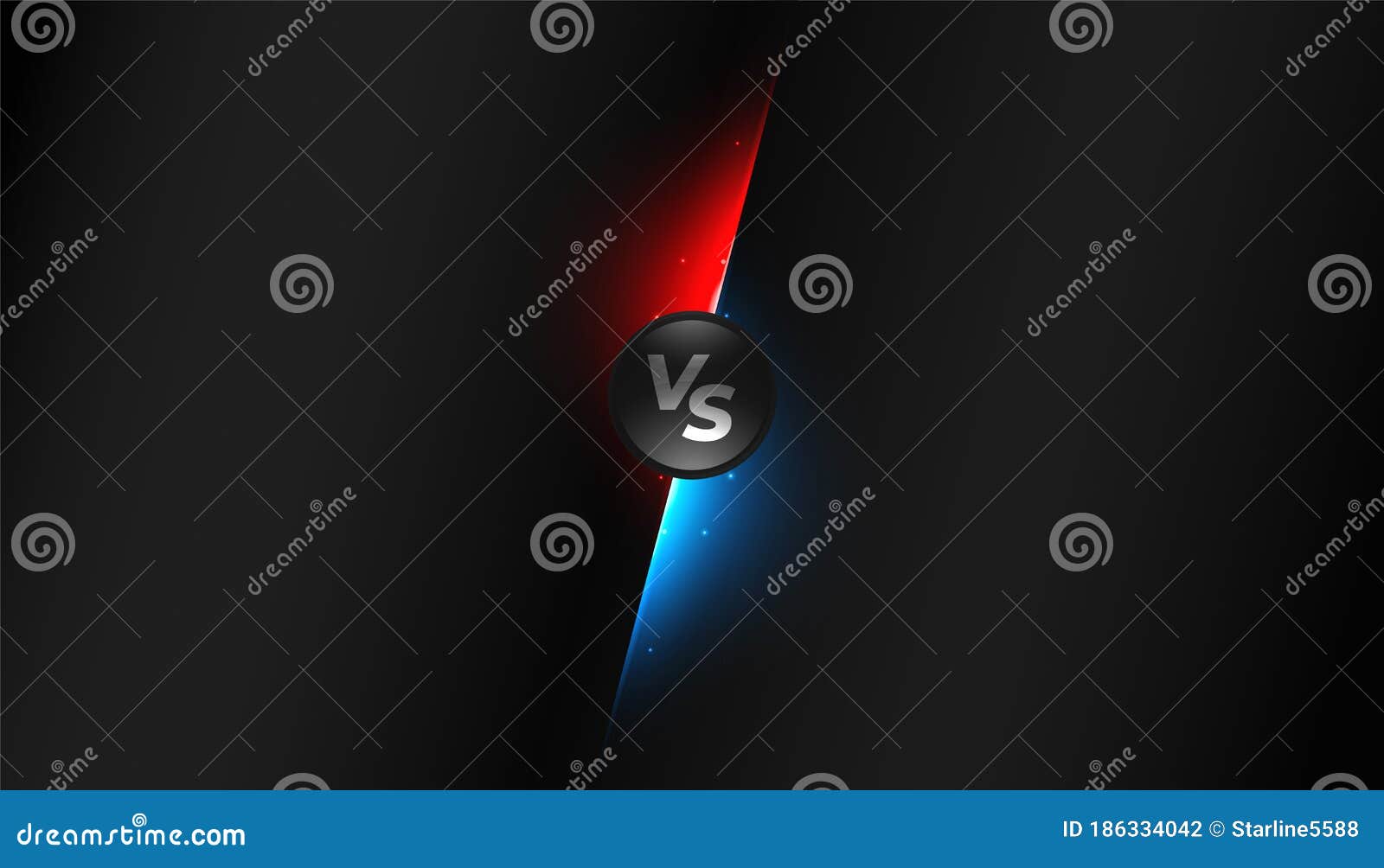 Black Versus Vs Screen Competition Background Design Stock Vector ...