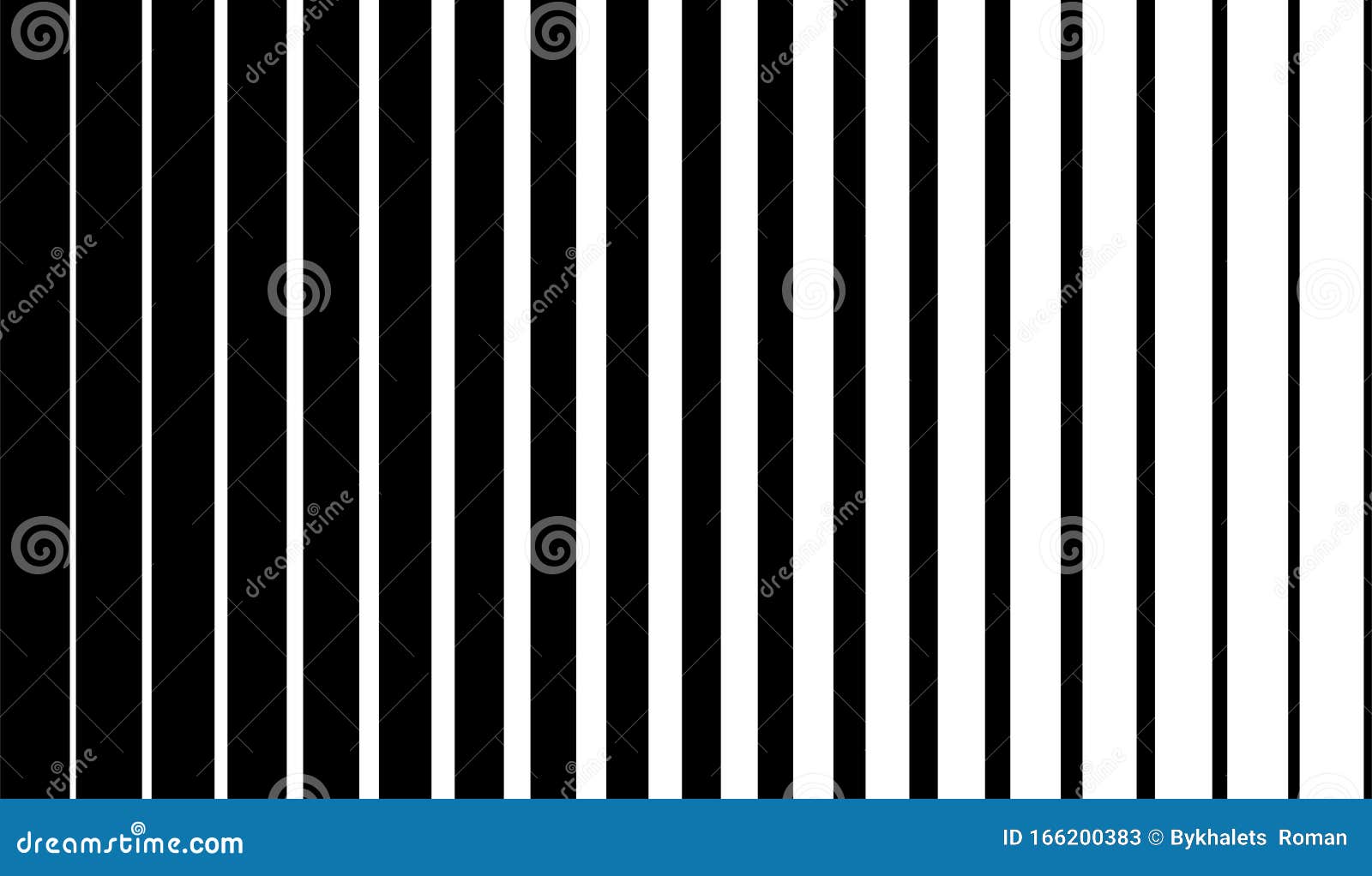 Black Vertical Lines on Halftone White Background. Linear Graphic ...