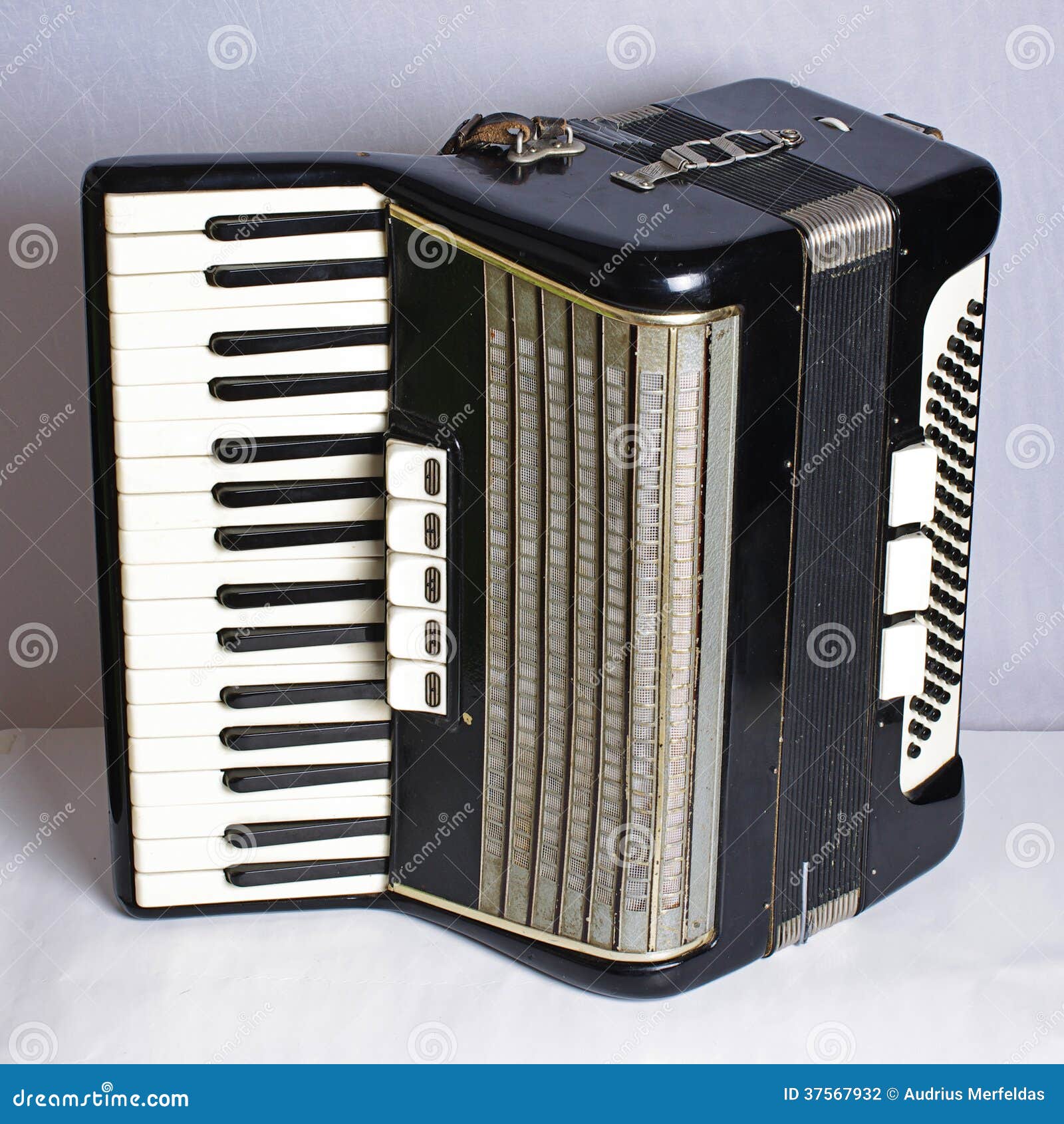 Old Vintage Accordion Front Panel Royalty-Free Stock Photography ...