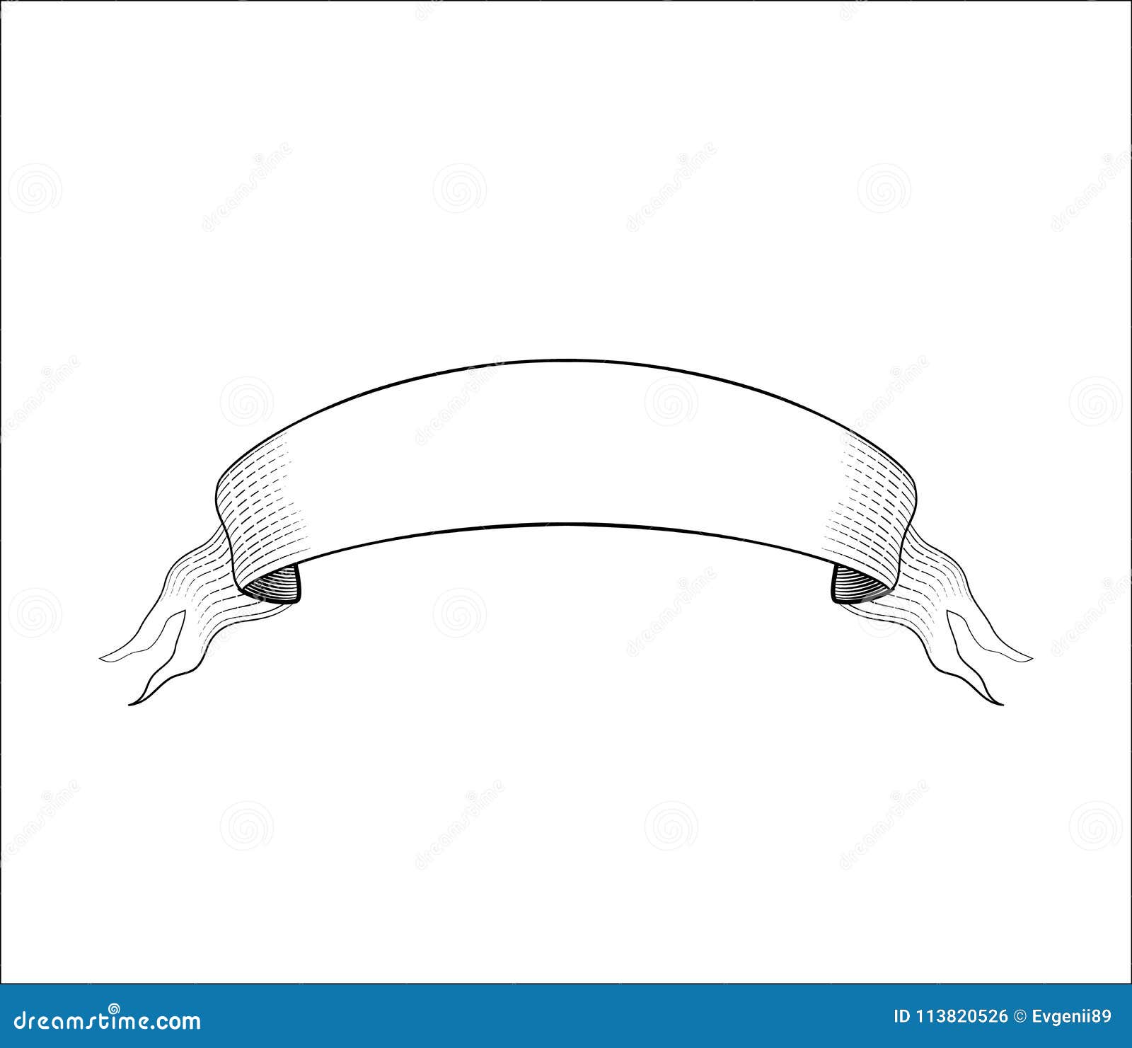 Black Vintage Engraved Tape for Text on White Stock Vector ...