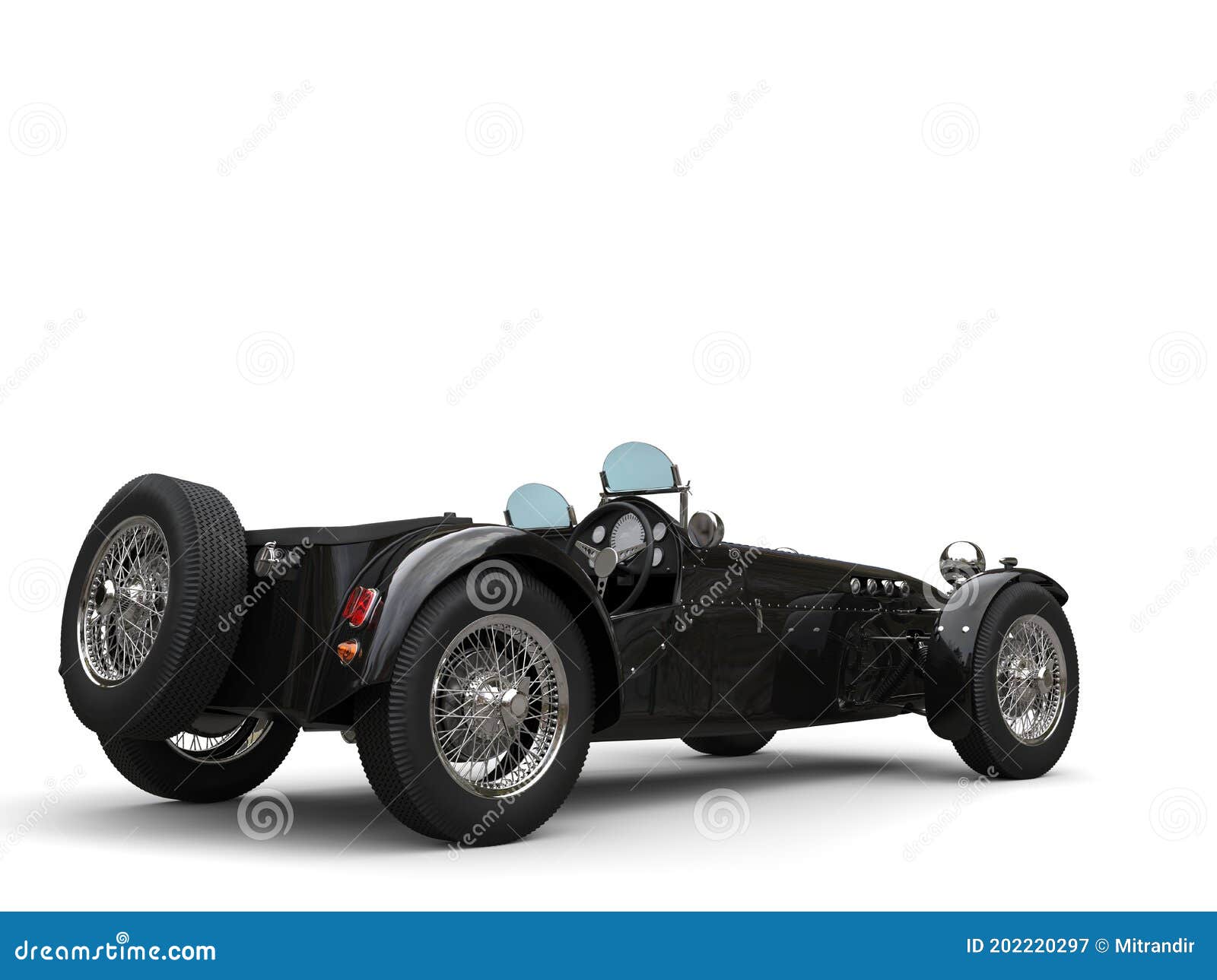 An Open Wheel Racing Car On A Street Track, With Sleek Design And ...