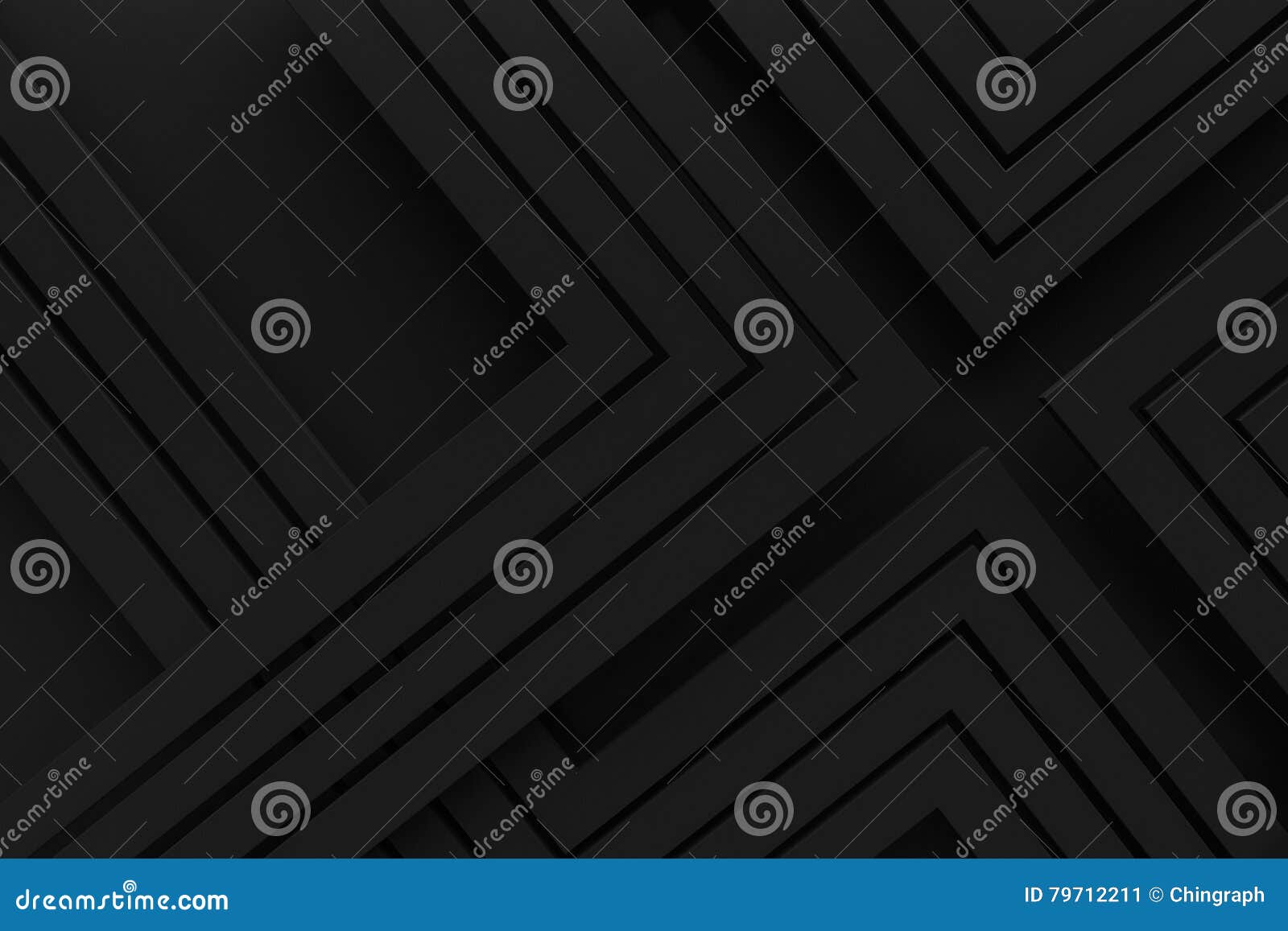 Black Vintage Retro Pattern Background Line 3d Rendering Stock Image ...