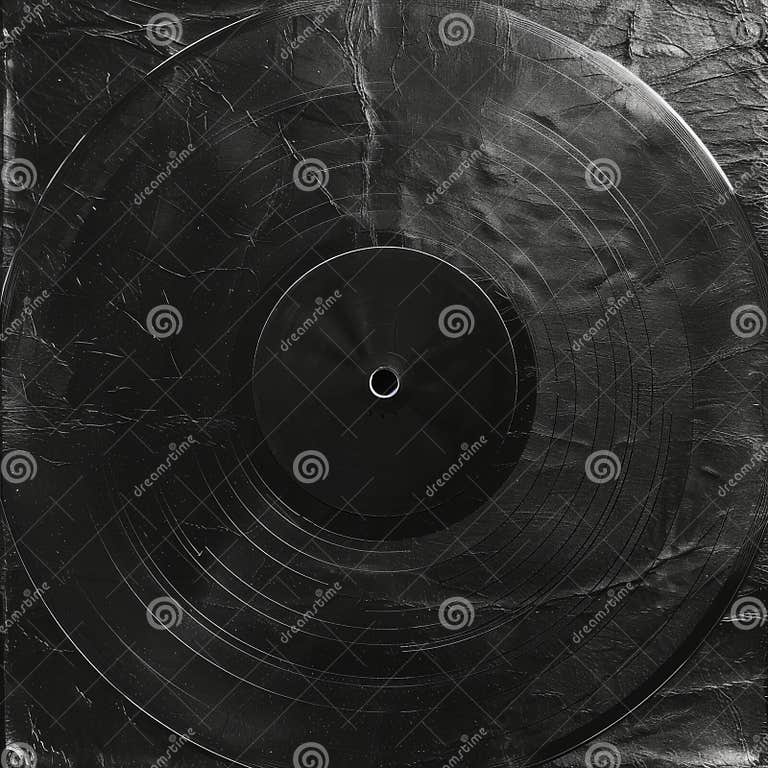 Black Vinyl Texture, a Timeless Concept Stock Illustration ...