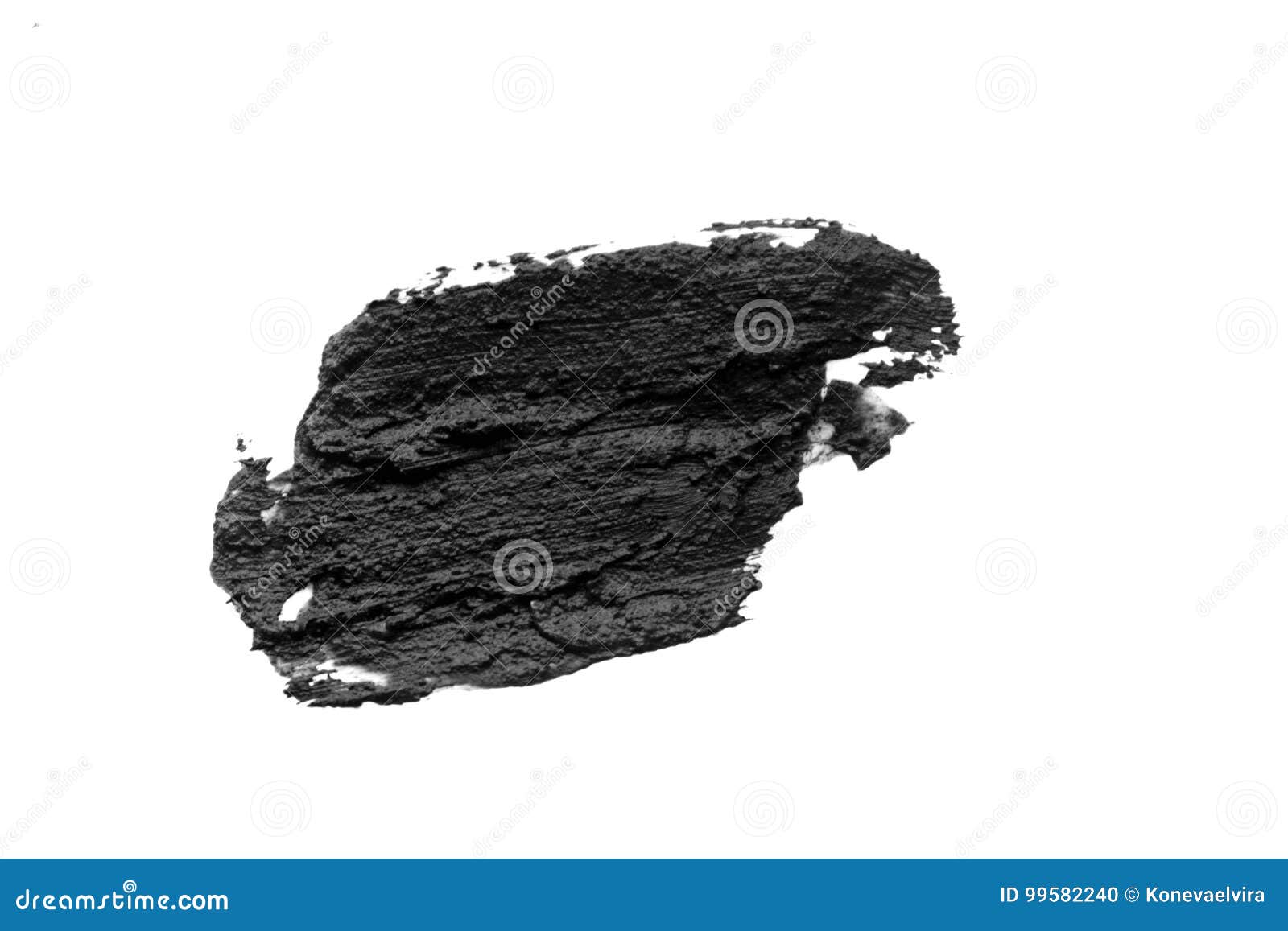 Black Volcanic Cosmetic Clay Texture Close Up. Solution of Cosmetic ...